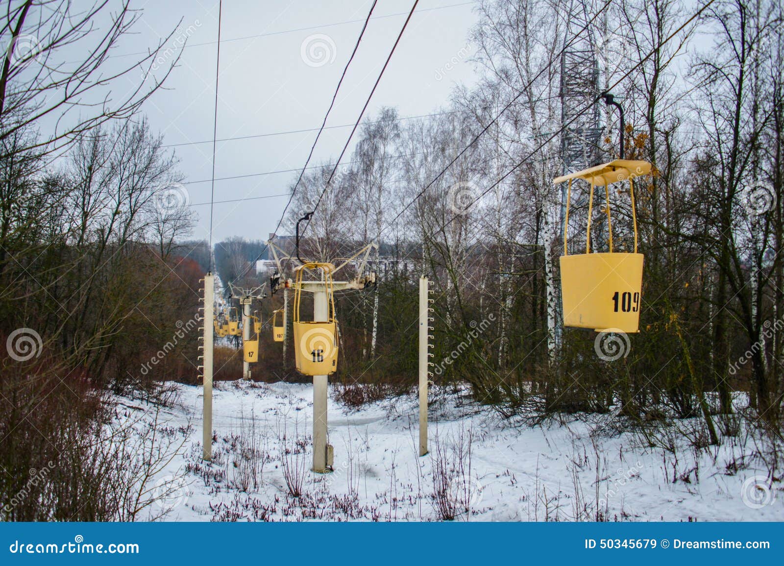 Cableway stock image. Image of plant, cableway, park - 50345679
