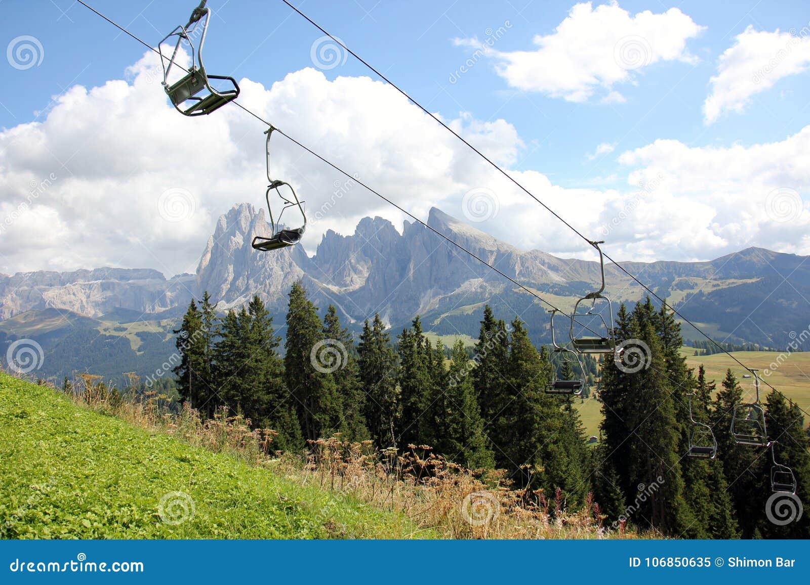 Cable car in the mountains editorial image. Image of horizon - 106850635