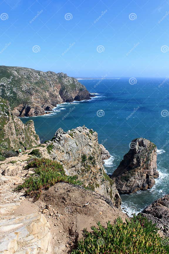 Cabo da Roca stock photo. Image of sign, portuguese, season - 20246604