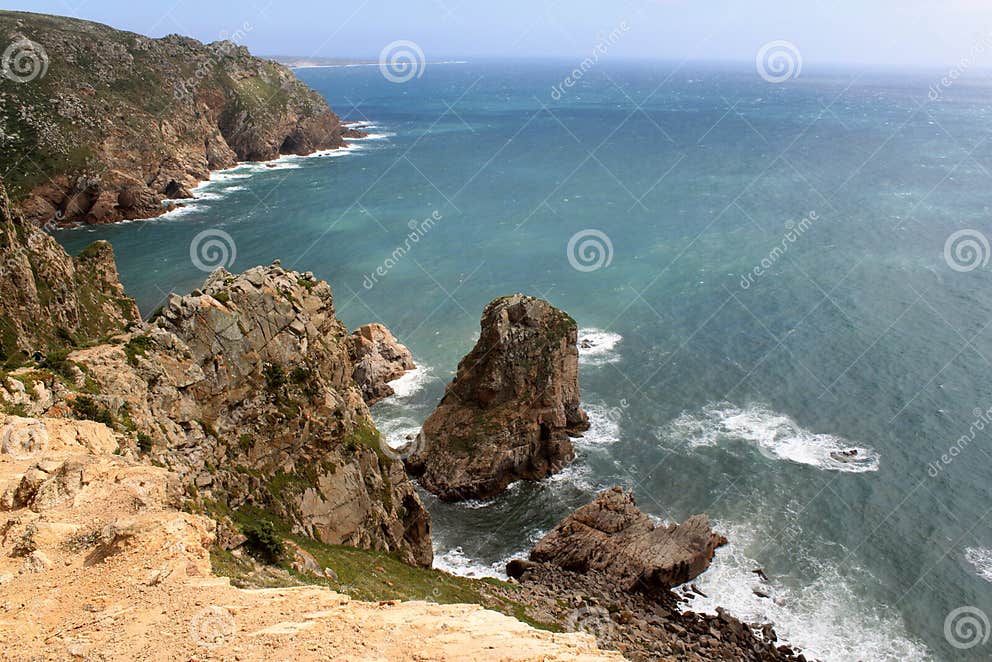 Cabo da Roca stock photo. Image of sign, summer, water - 20246668