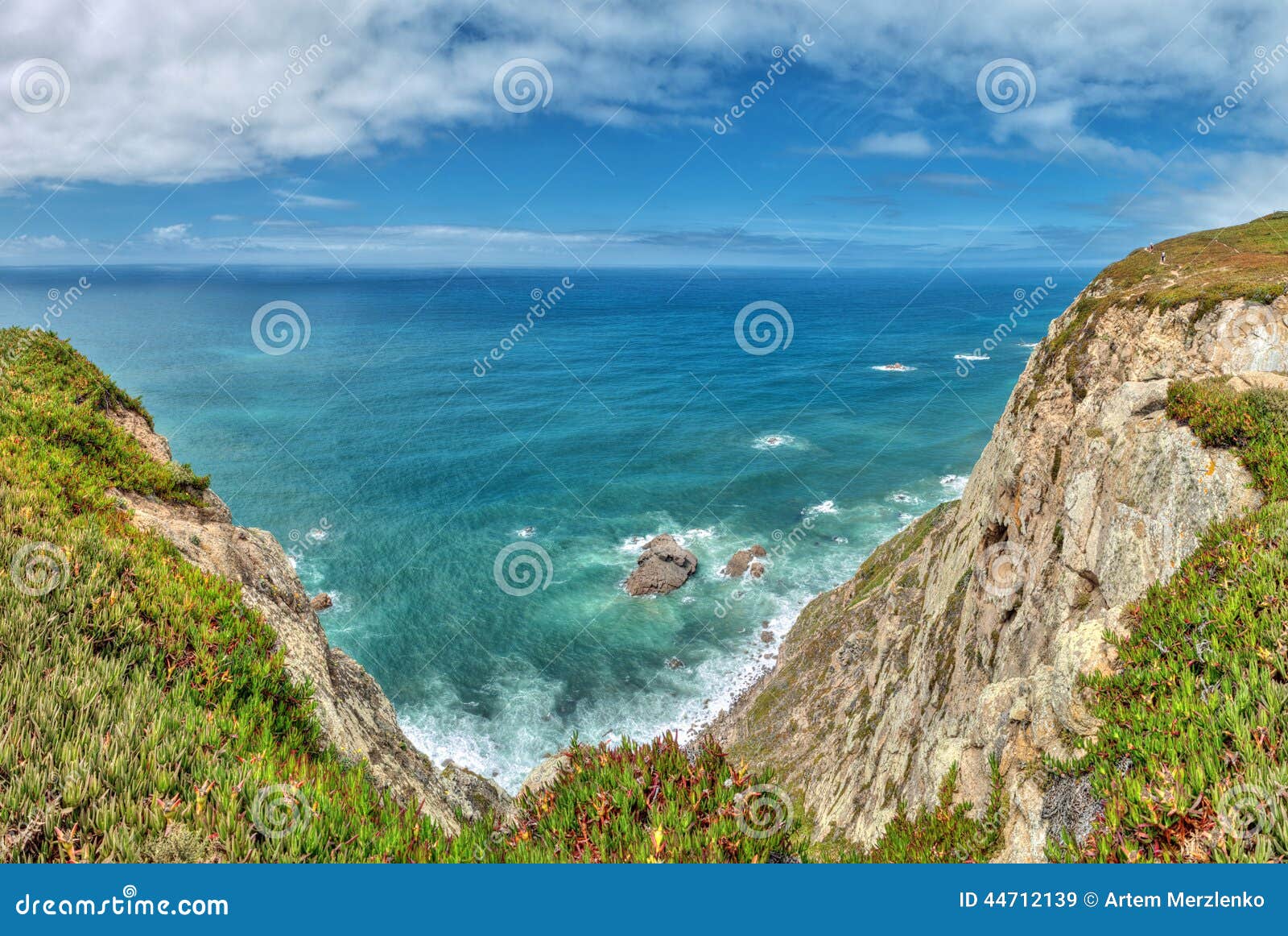 Cabo Da Roca (capo Roca), Portogallo Immagine Stock - Immagine di ...