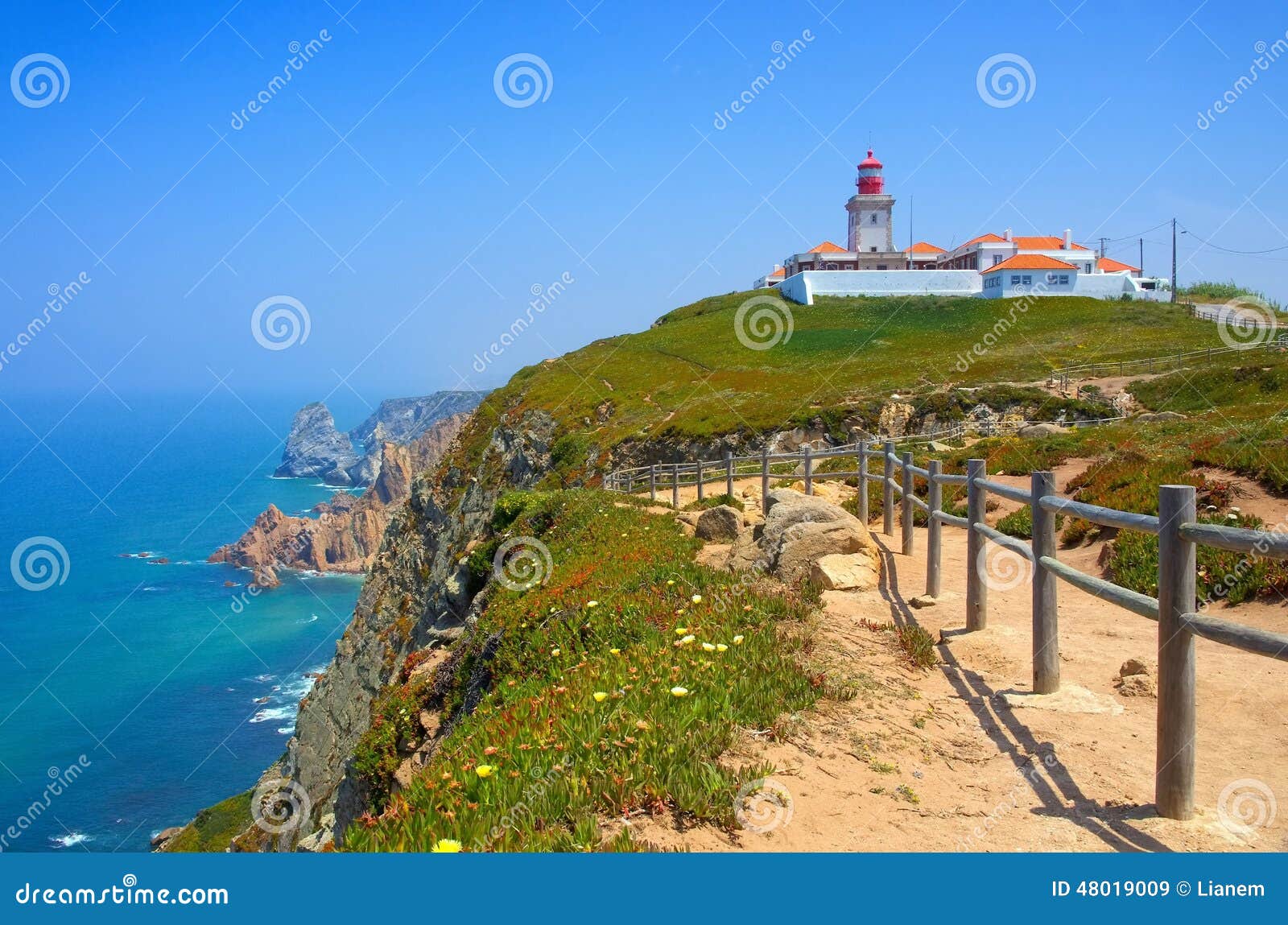 Cabo da Roca stock image. Image of cliff, cape, nature - 48019009