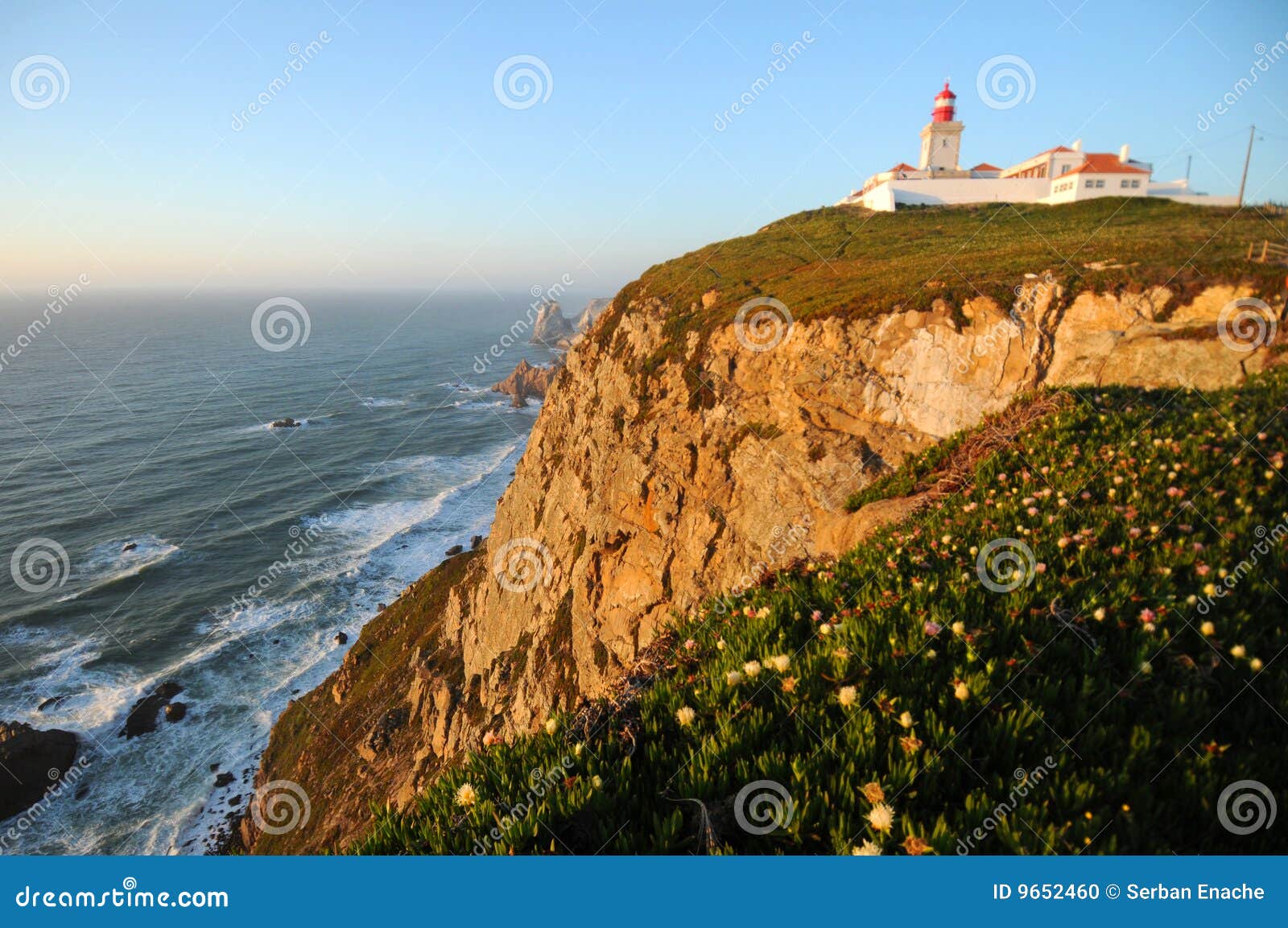 Cabo da Roca, Portugal stock photo. Image of shoreline - 9652460