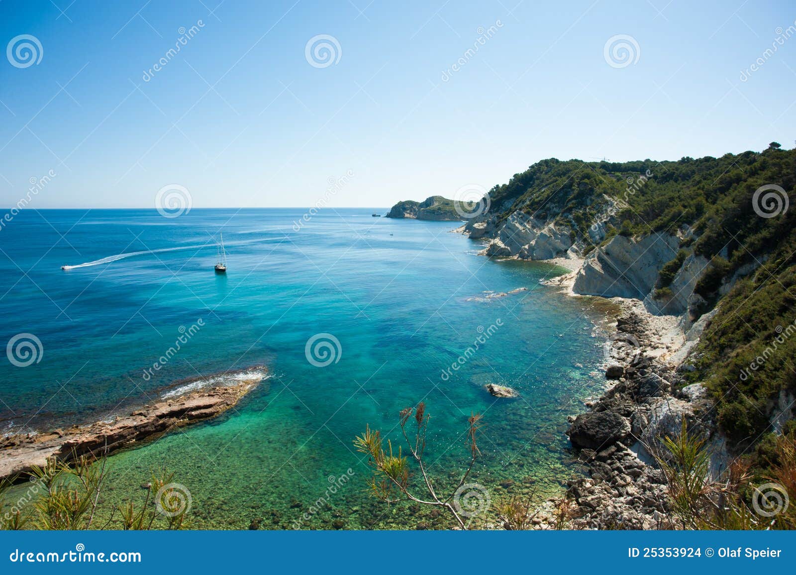 Cabo de la Nao stock photo. Image of landscape, sunshine - 25353924