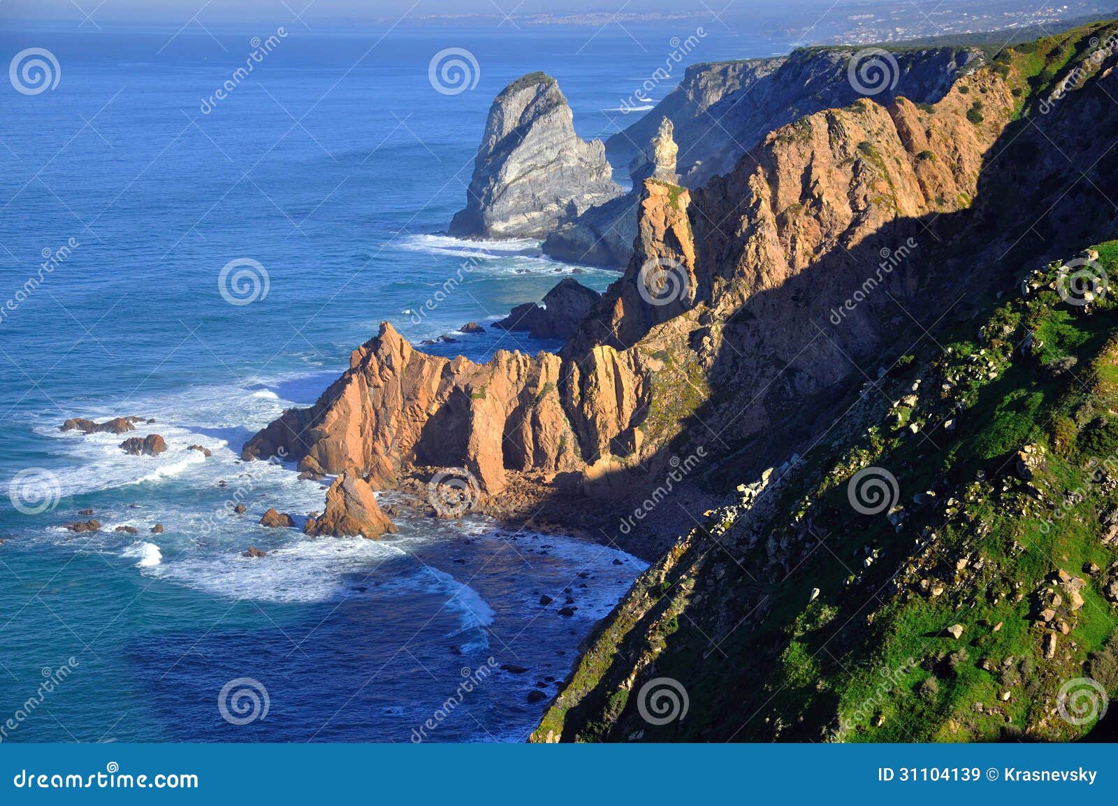 Cabo de roca stock image. Image of desatination, landmark - 31104139