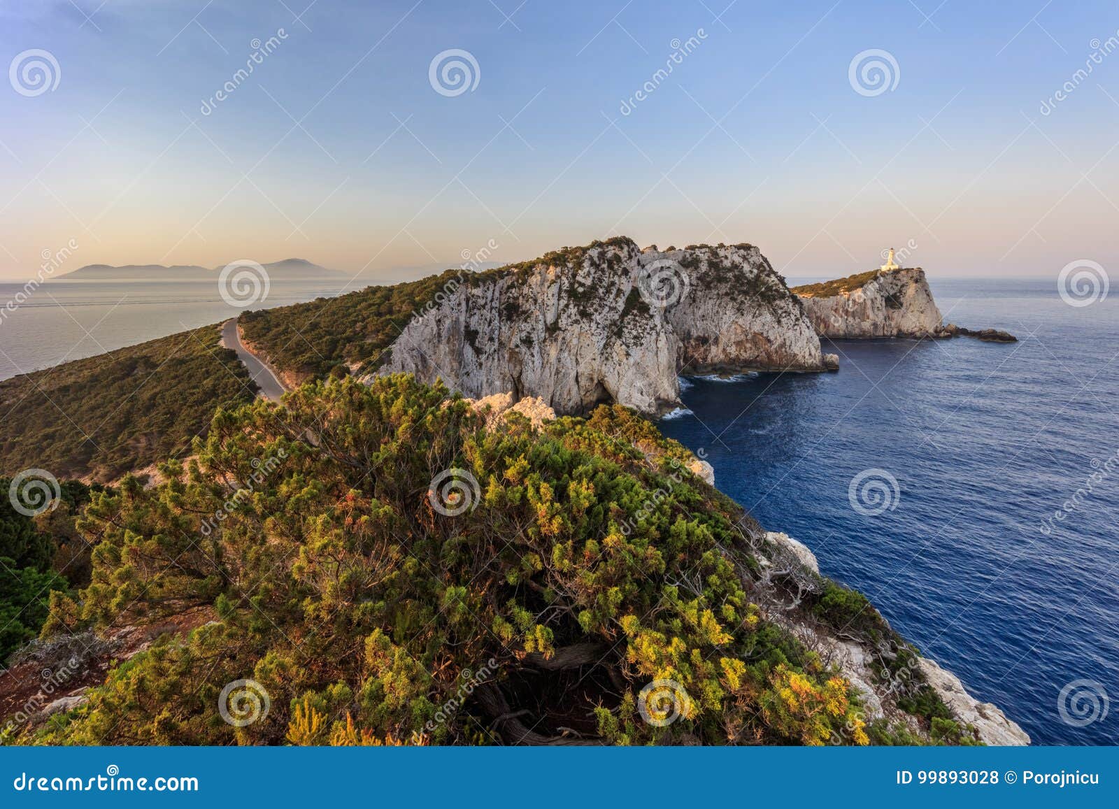 Cabo Doukato, Ilha De Lefkada, Grécia Foto de Stock - Imagem de costa ...