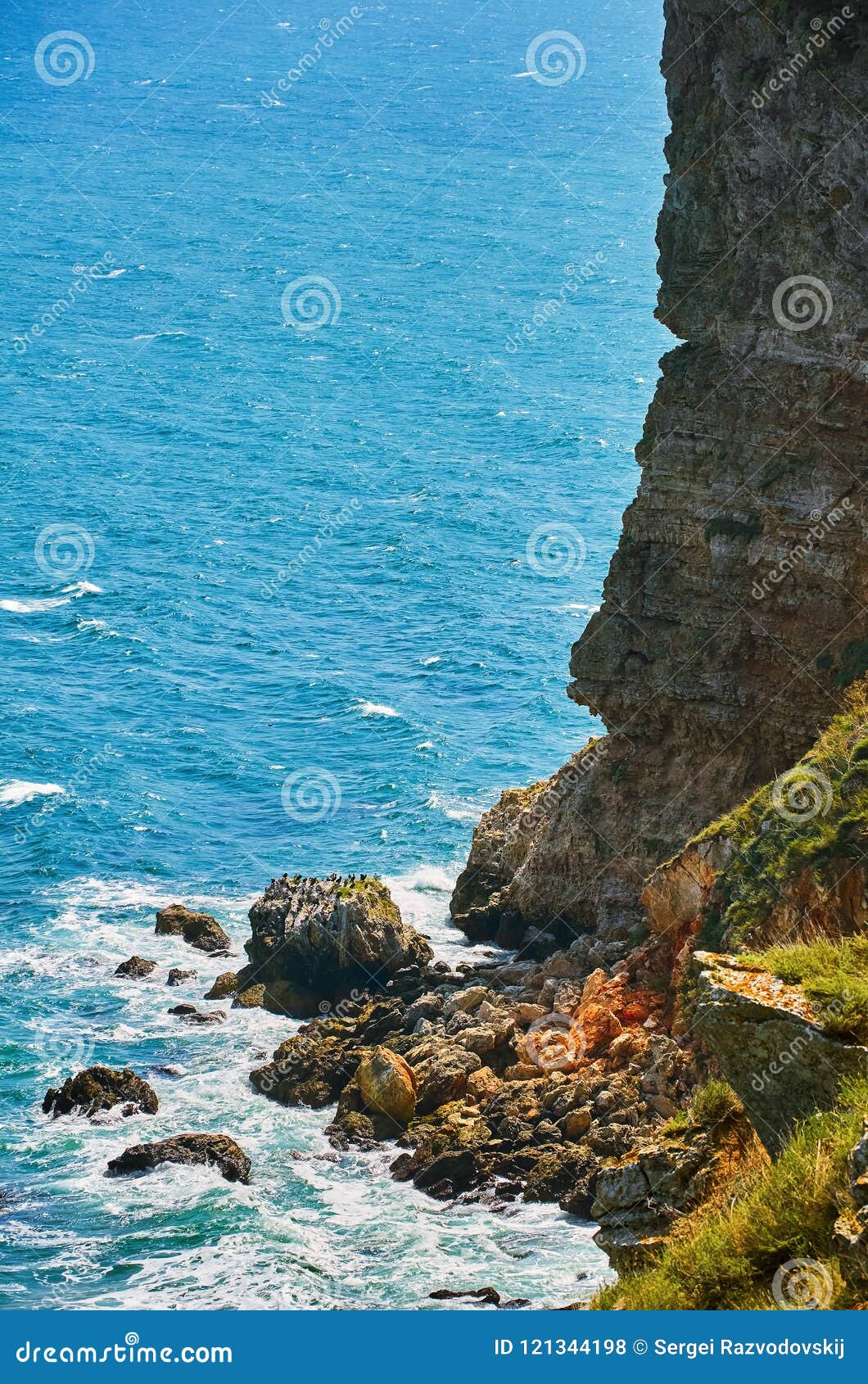 Cabo Kaliakra, Bulgaria foto de archivo. Imagen de bulgaria - 121344198