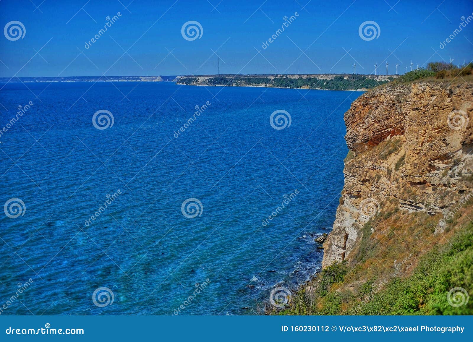 Cabo Kaliakra, Bulgaria foto de archivo. Imagen de paisaje - 160230112