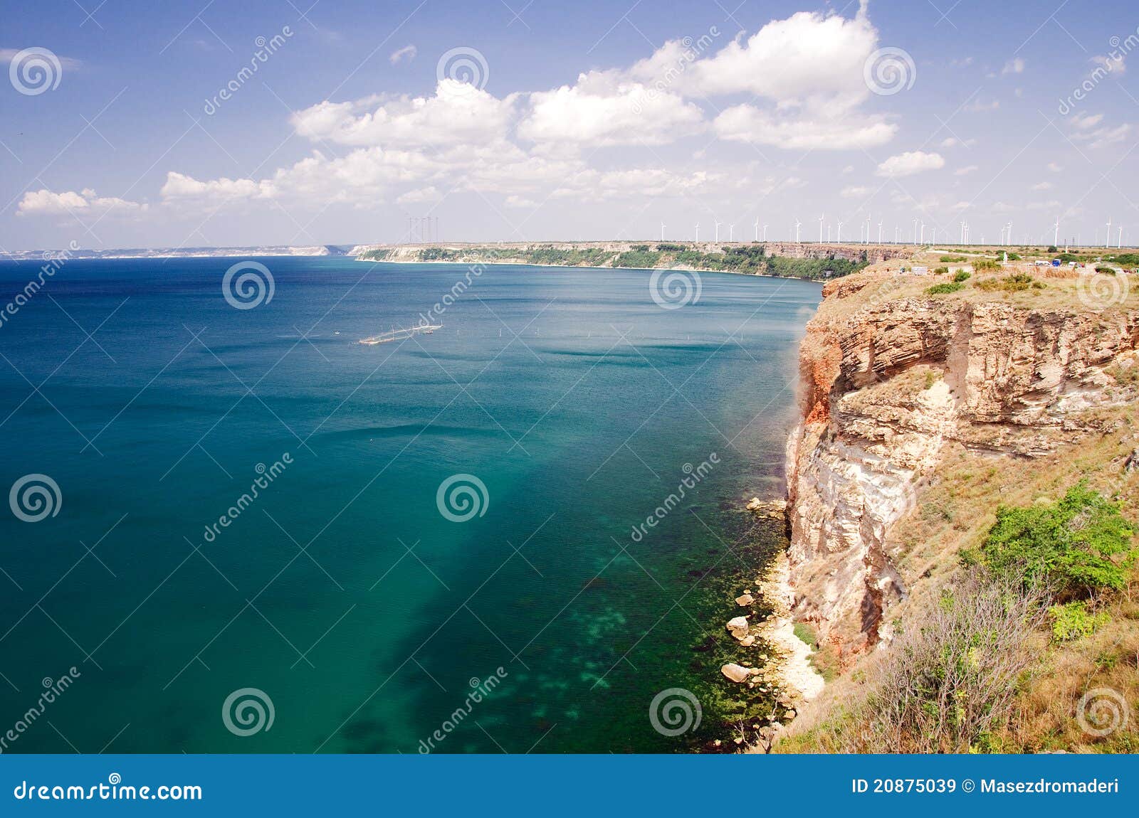 Cabo Kaliakra, Bulgaria imagen de archivo. Imagen de europa - 20875039