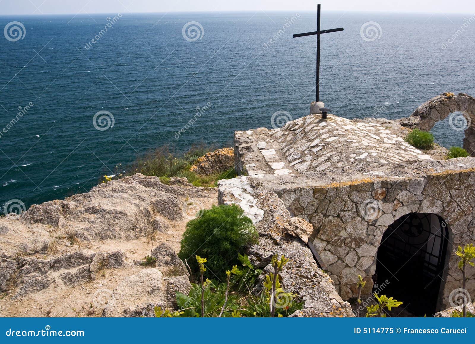 Cabo Kaliakra, Bulgaria imagen de archivo. Imagen de ladrillos - 5114775