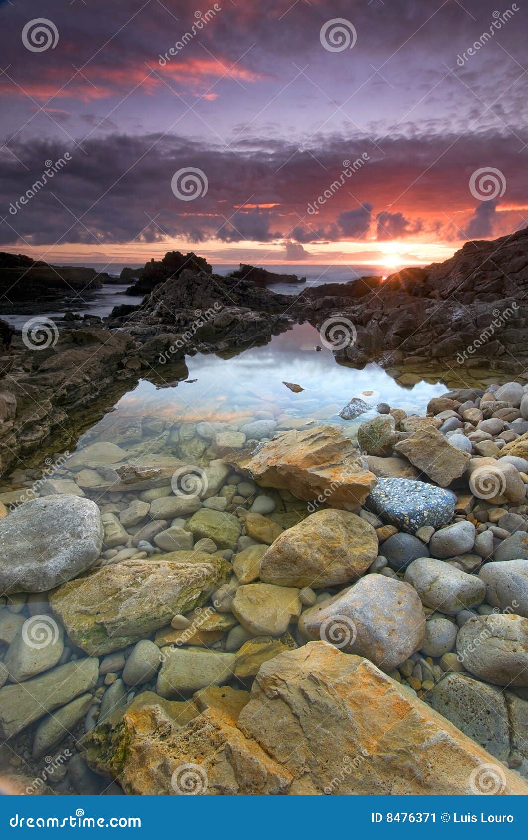 Cabo Raso stock image. Image of inspire, orange, reflection - 8476371