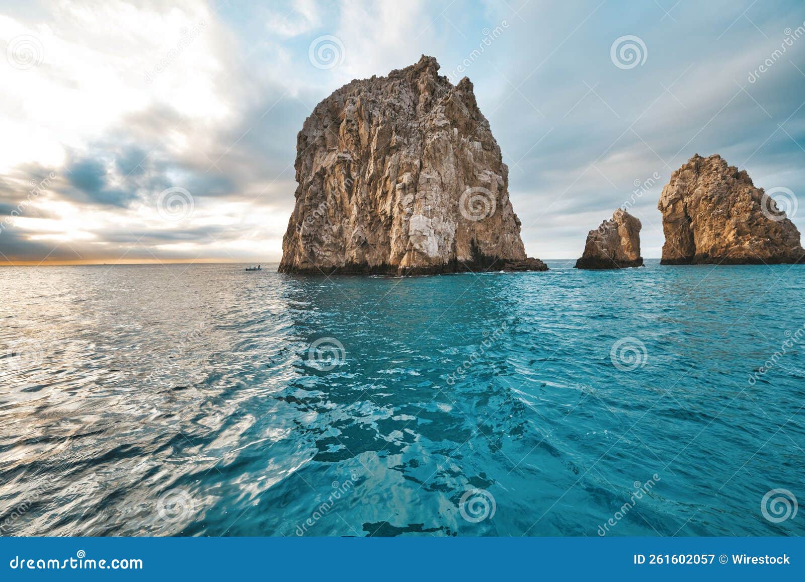 Cabo Rocks Pacific Ocean stock image. Image of ocean - 261602057
