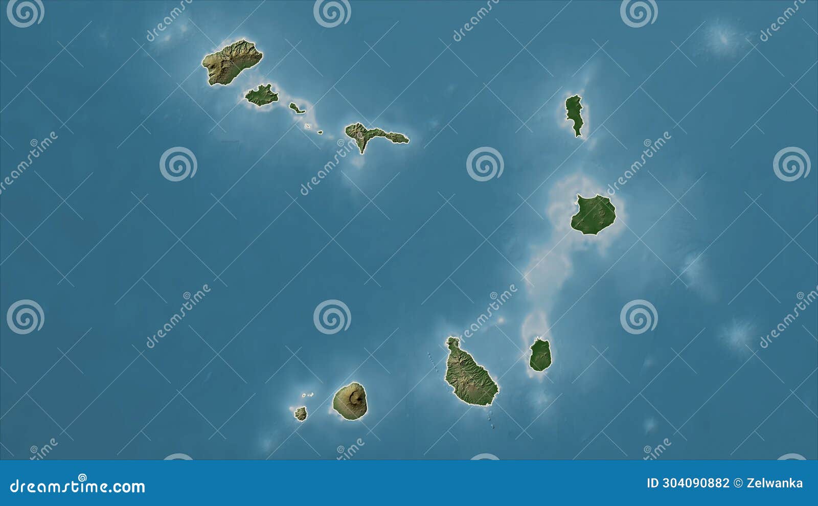 Cabo Verde outlined. Pale stock illustration. Illustration of shape - 304090882