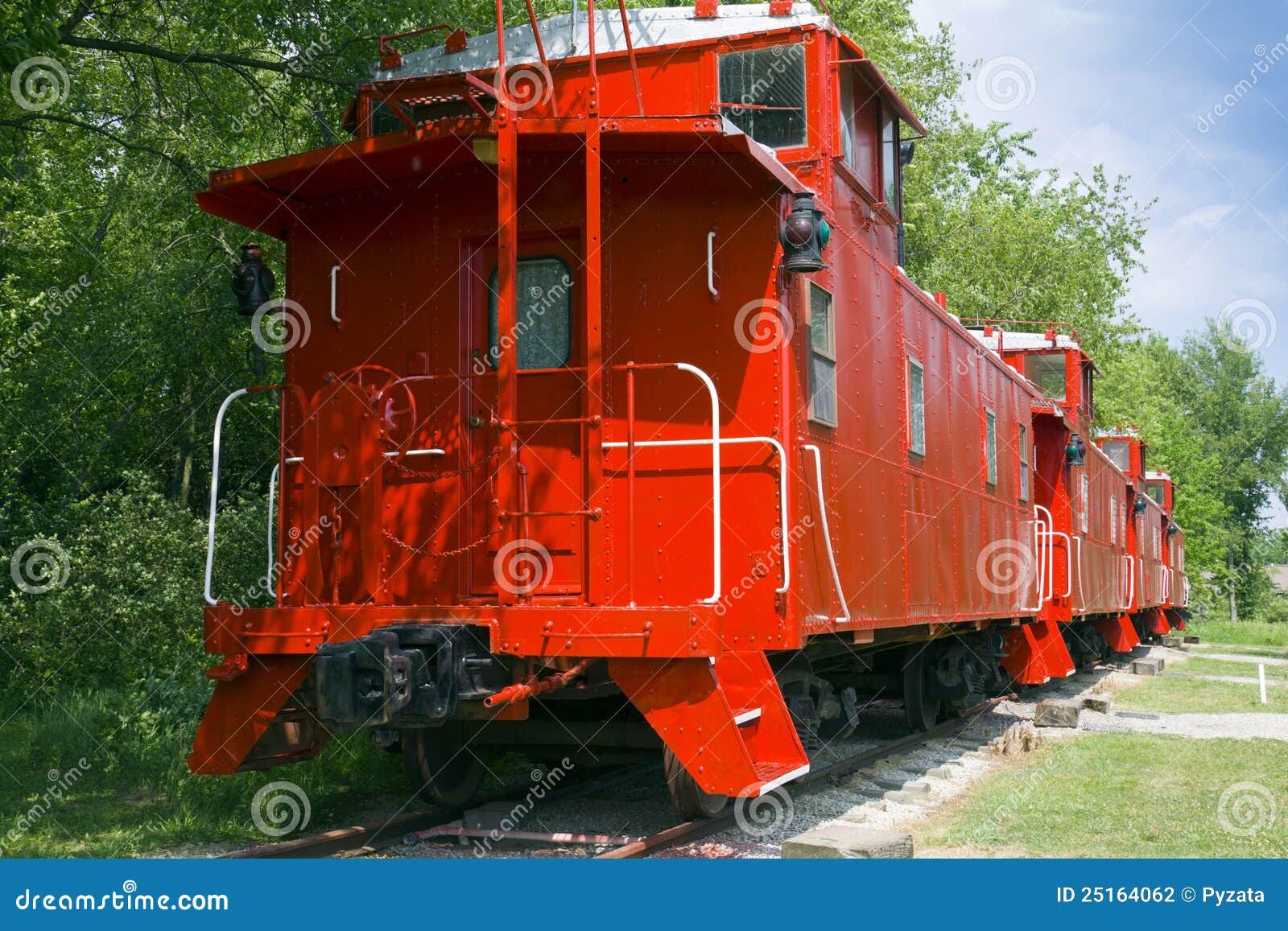 Caboose stock photo. Image of railway, wagon, transportation - 25164062