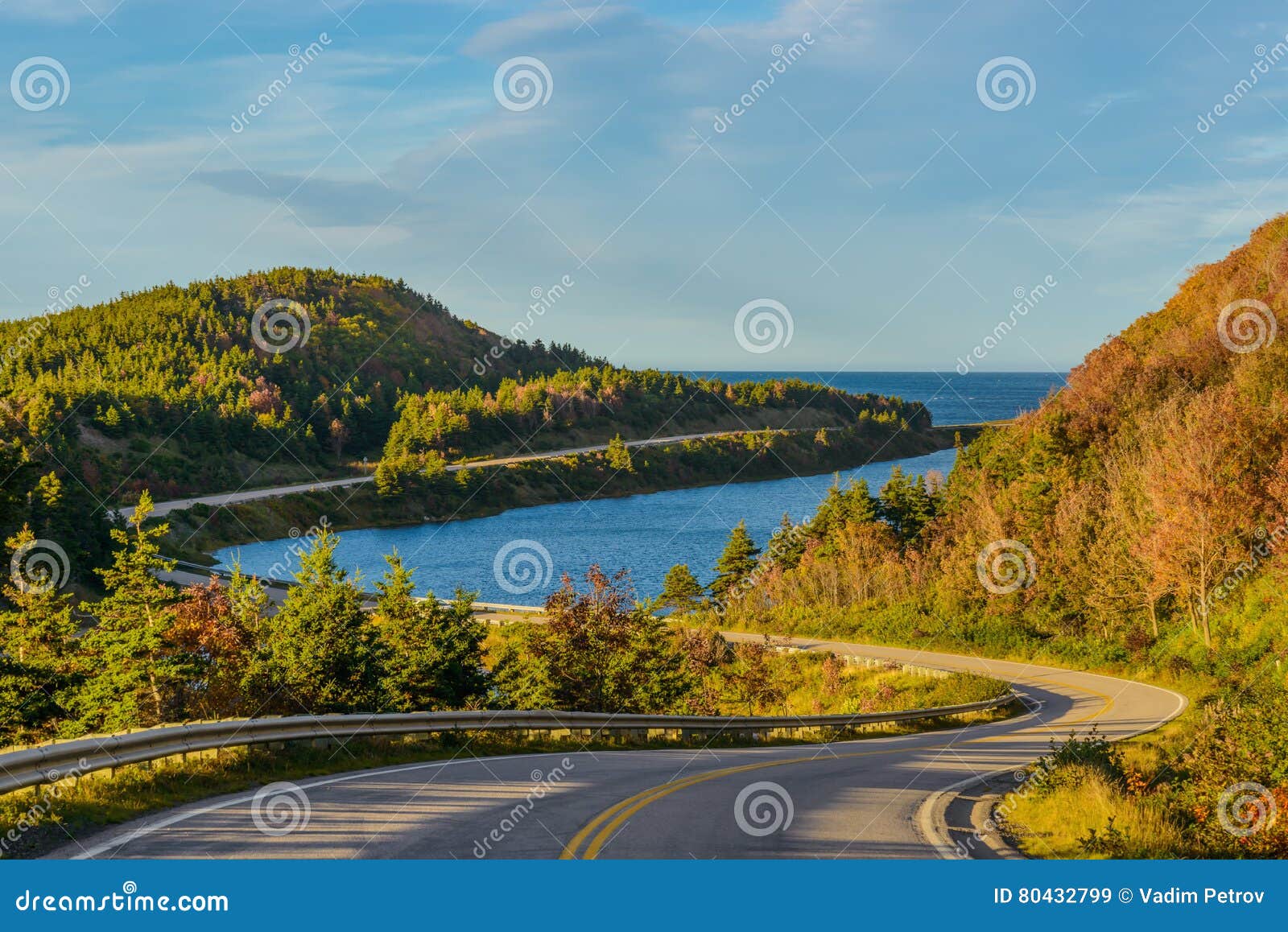 Cabot Trail Highway stock image. Image of highway, landscape - 80432799