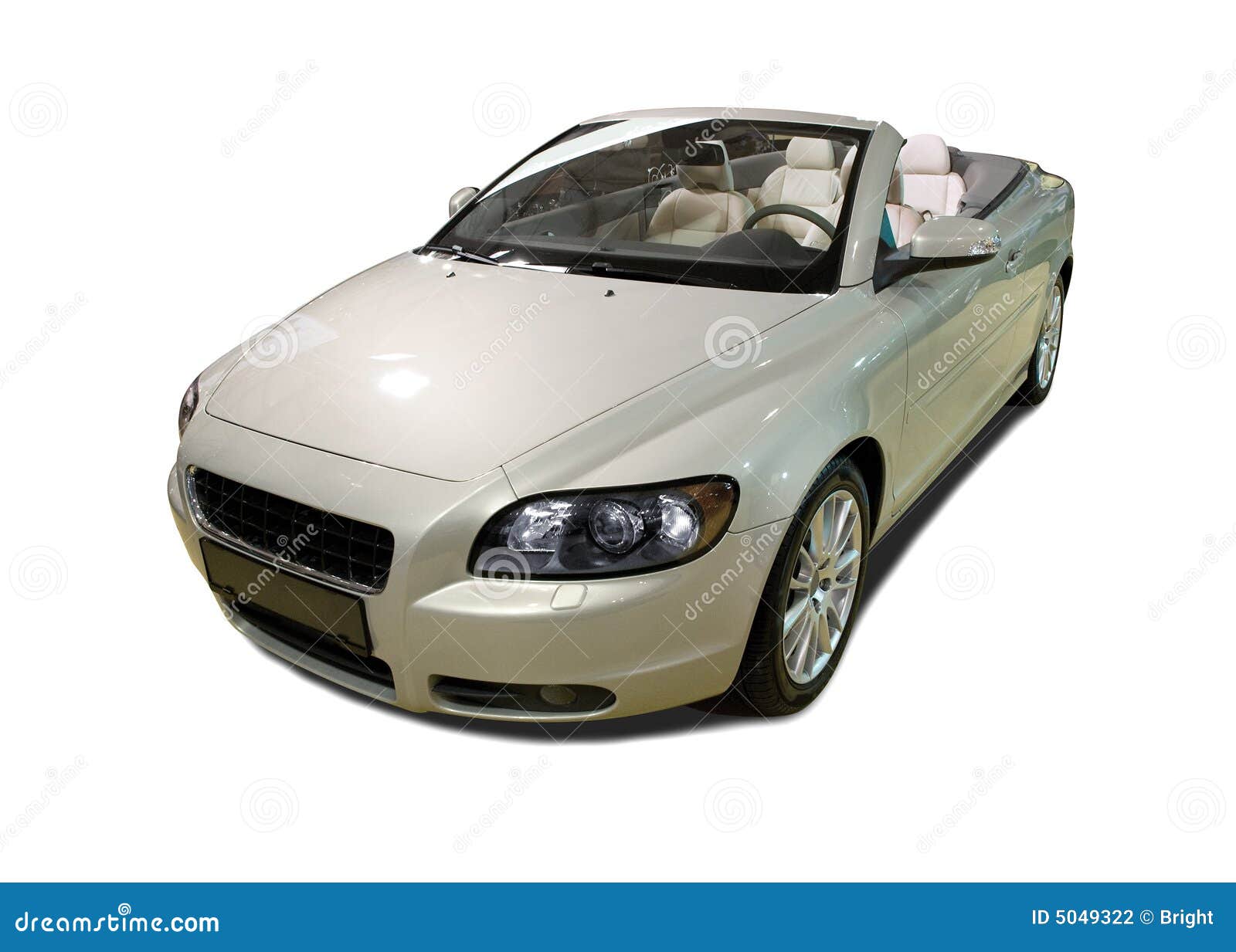 Cabriolet Car stock photo. Image of alloy, beige, modern - 5049322