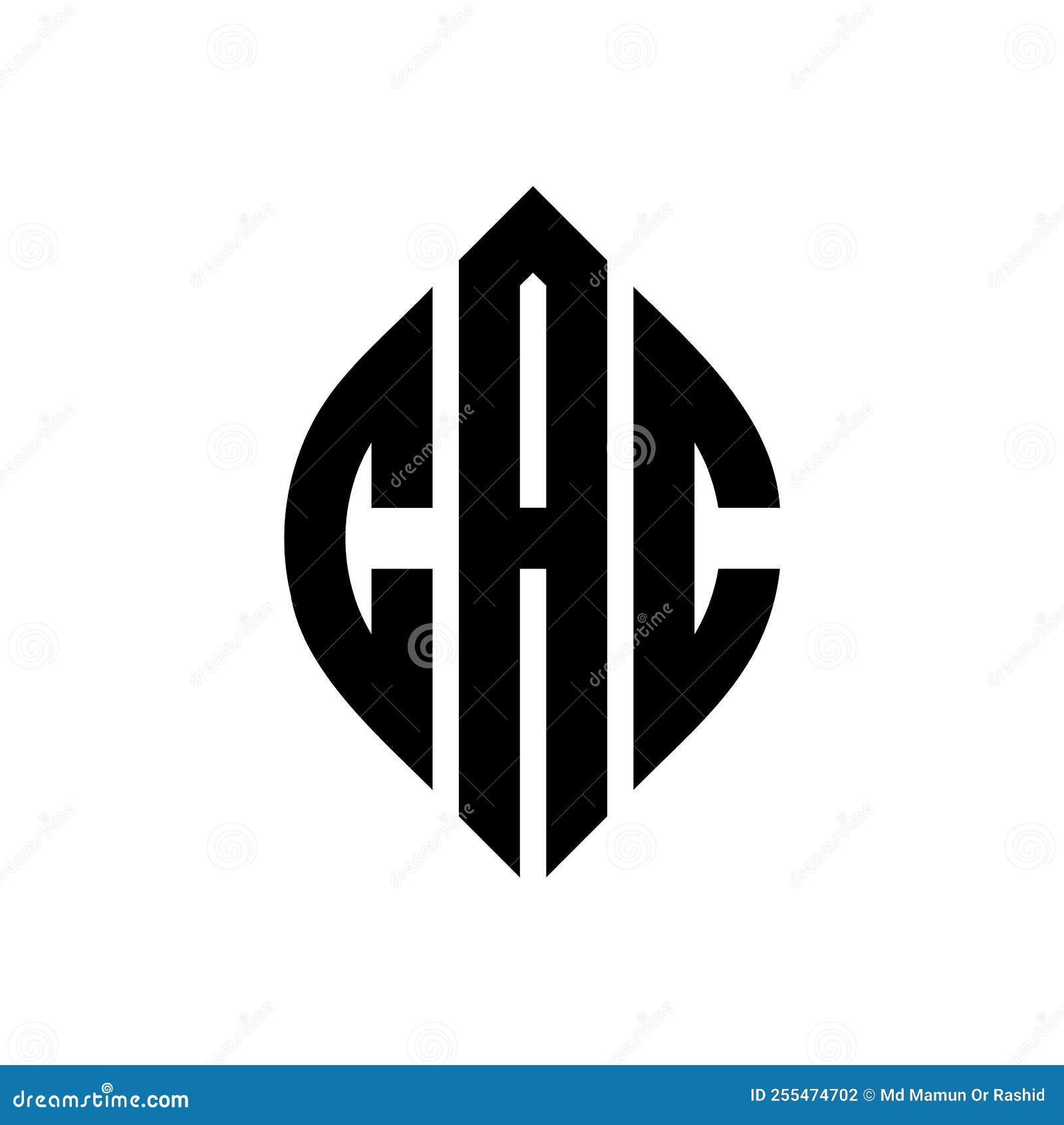 CAC Circle Letter Logo Design with Circle and Ellipse Shape. CAC ...