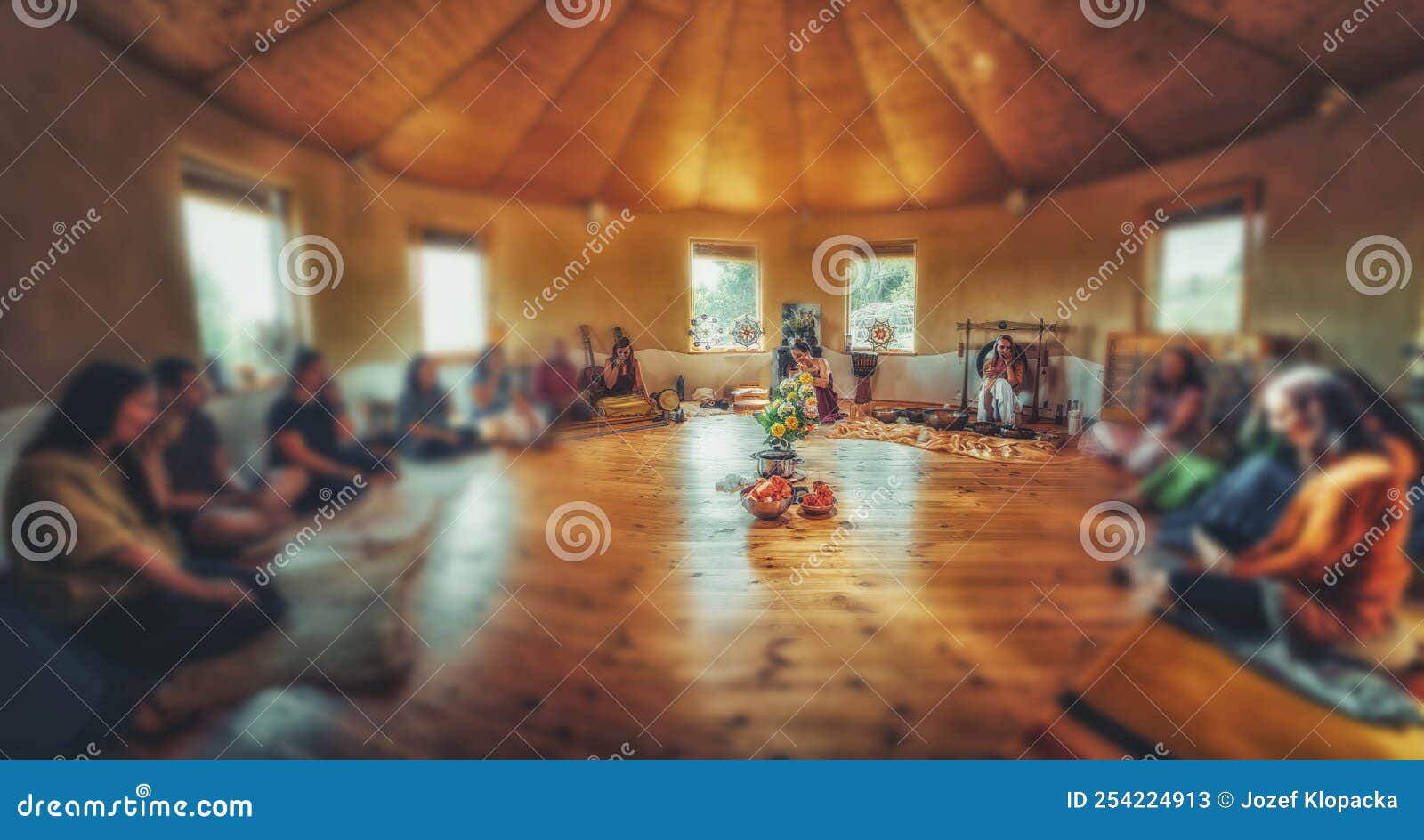 Cacao Ceremony, Heart Opening Medicine. Ceremony Space. Stock Image ...