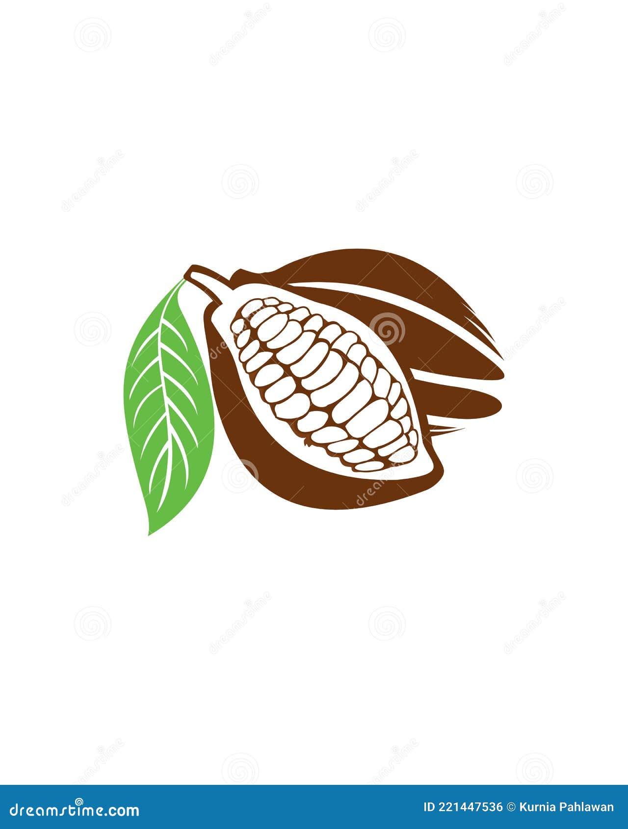 Cacao Logo , Chocolate Logo Vector Stock Vector - Illustration of seed ...