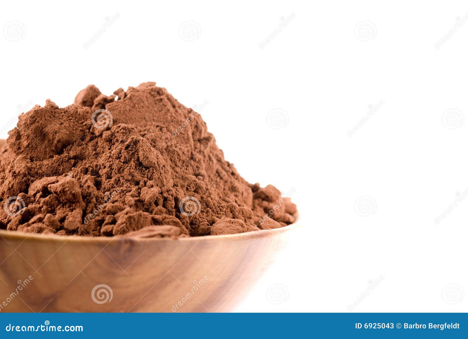 Cacao Powder On Gray Concrete Texture Royalty-Free Stock Photo ...