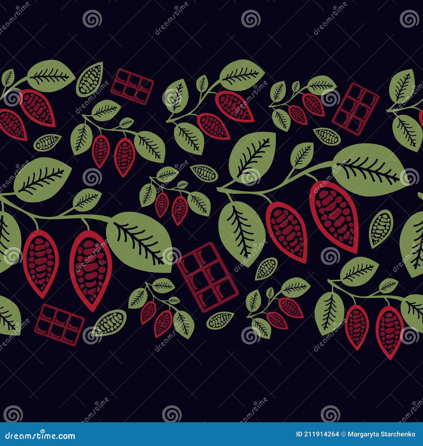 Cacao Vector Background | CartoonDealer.com #211914264