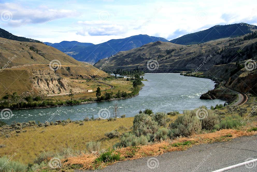 Cache Creek BC stock image. Image of current, mountains - 80713929