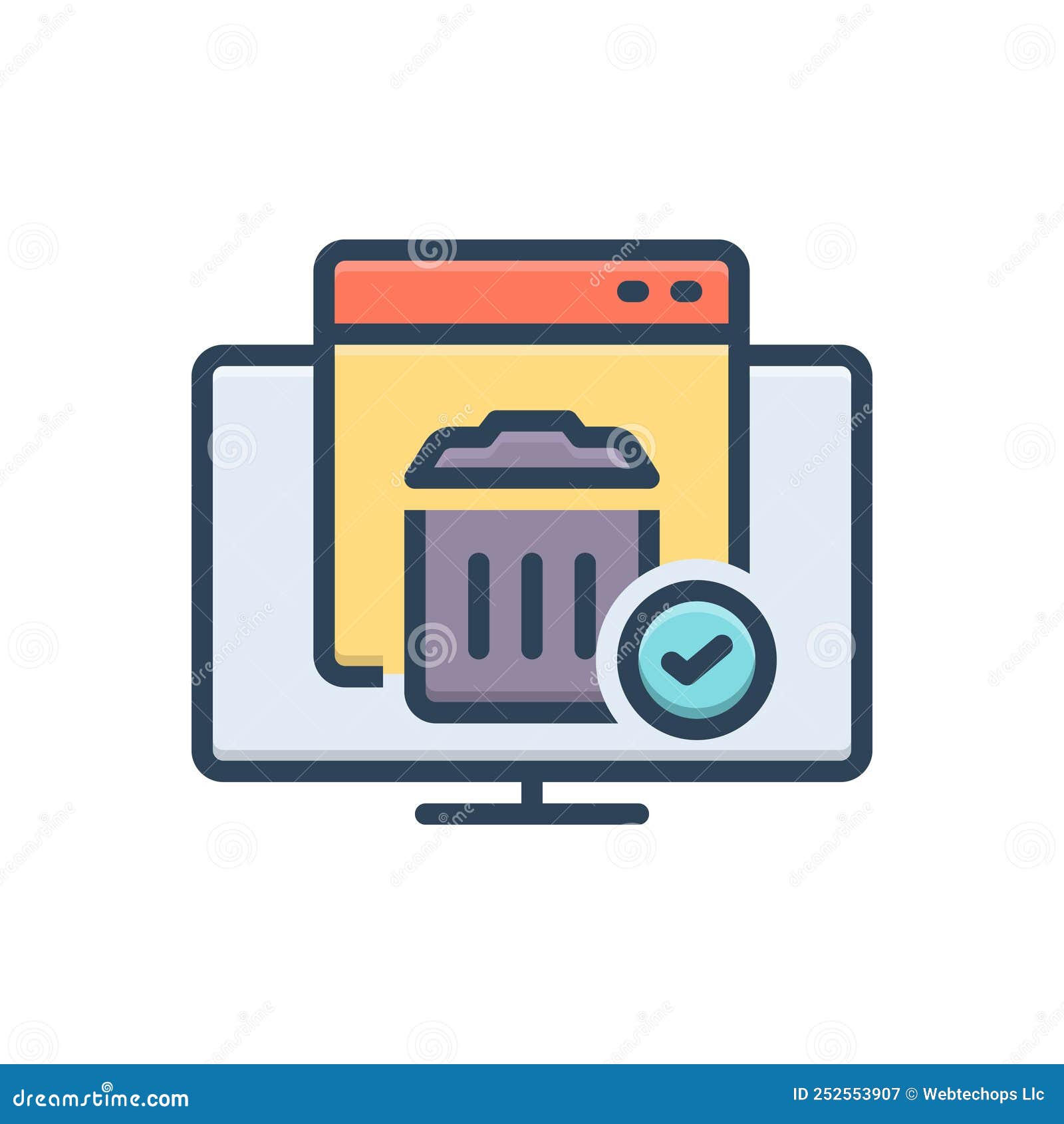 Color Illustration Icon for Cache, Memory and Data Stock Vector ...