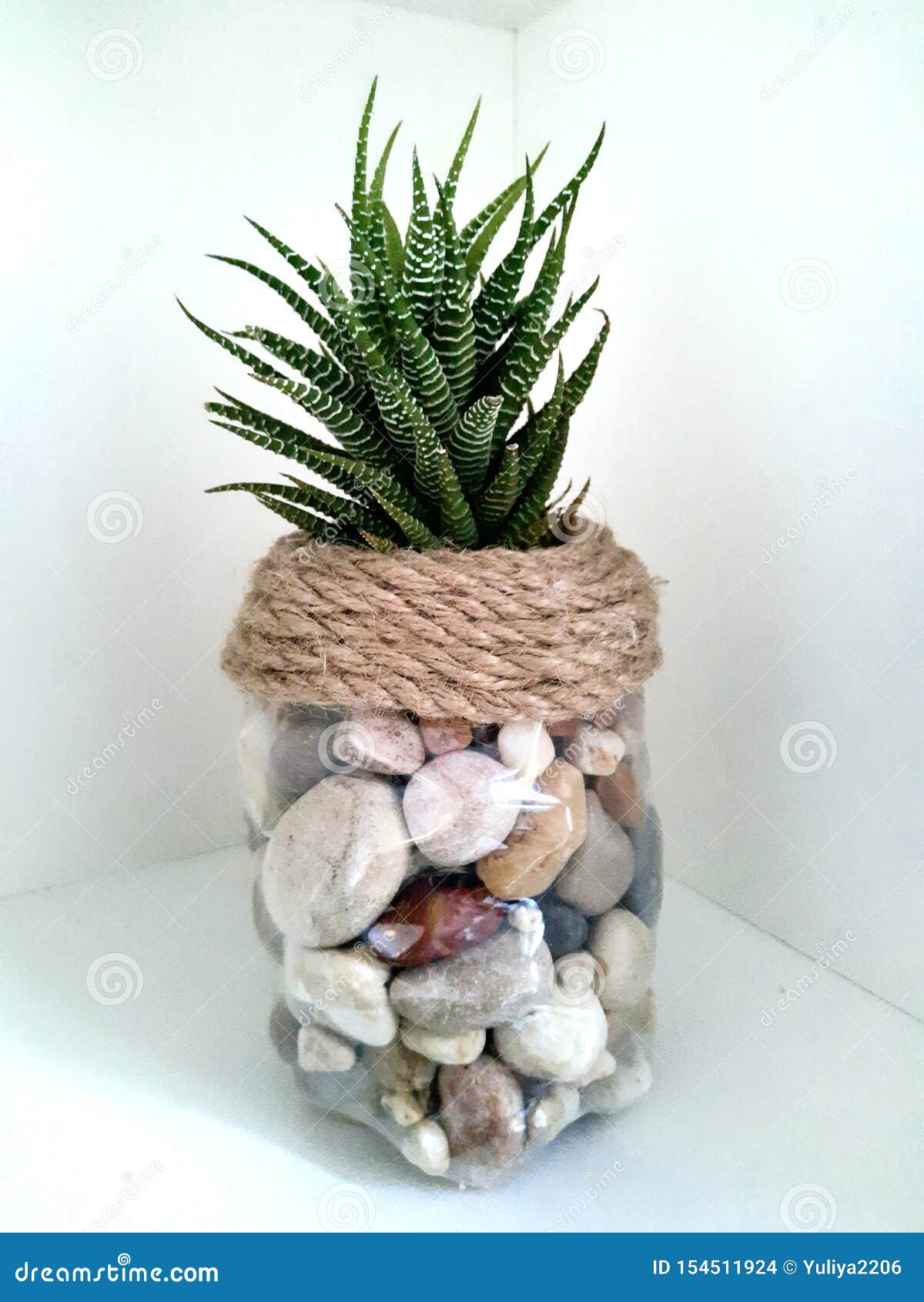Cache-pot Made of Stone and Natural Materials Stock Photo - Image of ...