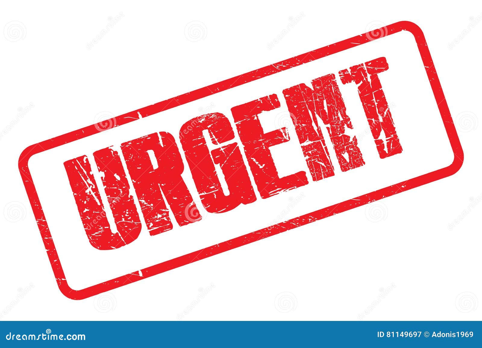 Cachet De Firme Urgent Rouge Illustration de Vecteur - Illustration du ...