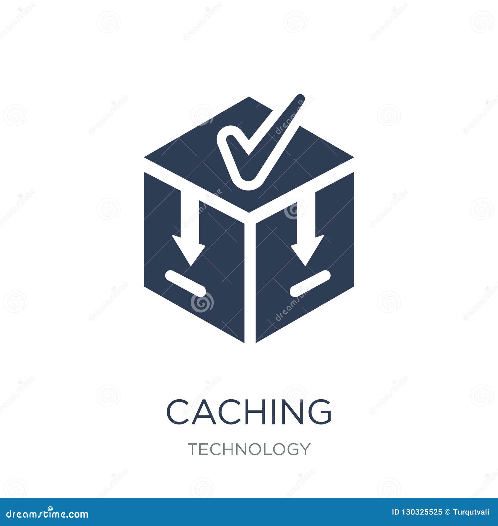 Caching Icon. Trendy Caching Logo Concept On White Background Fr Vector ...