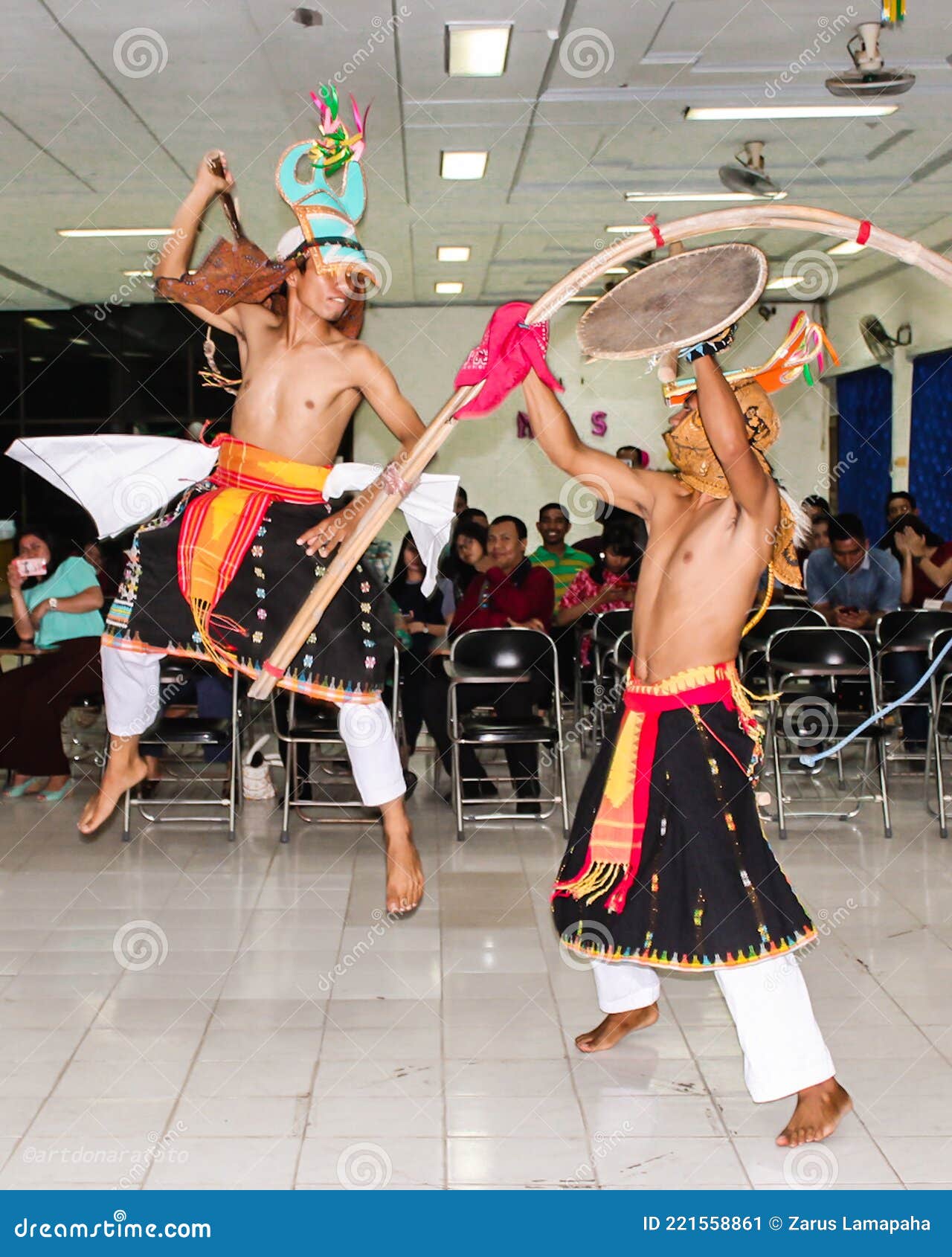 Caci - Traditional Dance from Manggarai, Indonesia Editorial Photo ...
