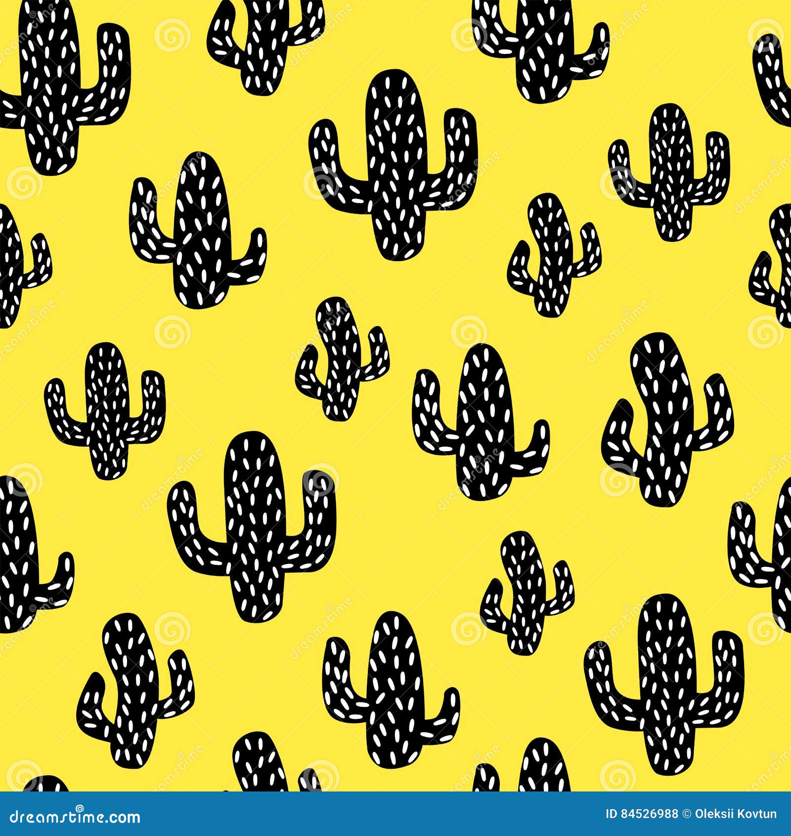 Cactus Configuration Sans Joint Illustration Stock - Illustration du ...