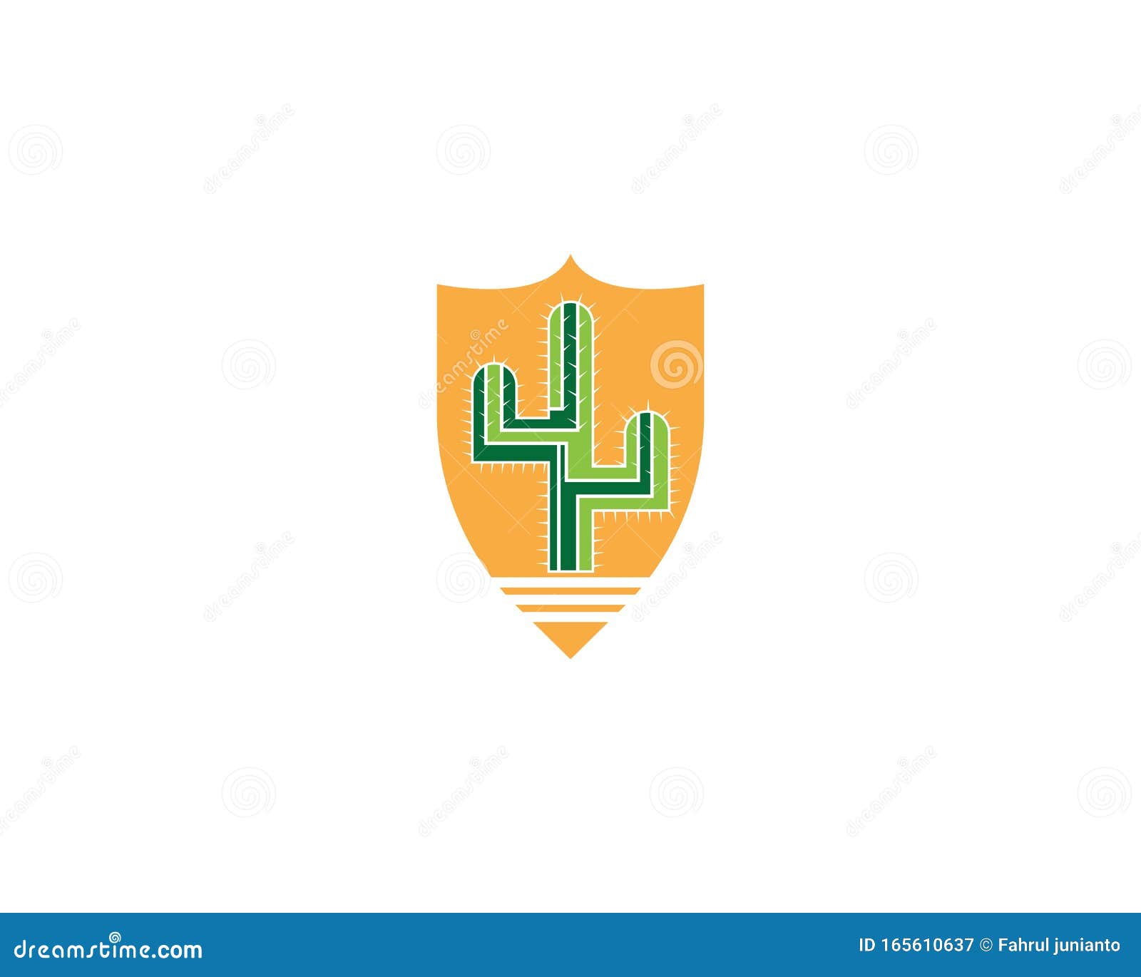Cactus Icon and Symbol Vector Illustration Stock Vector - Illustration ...