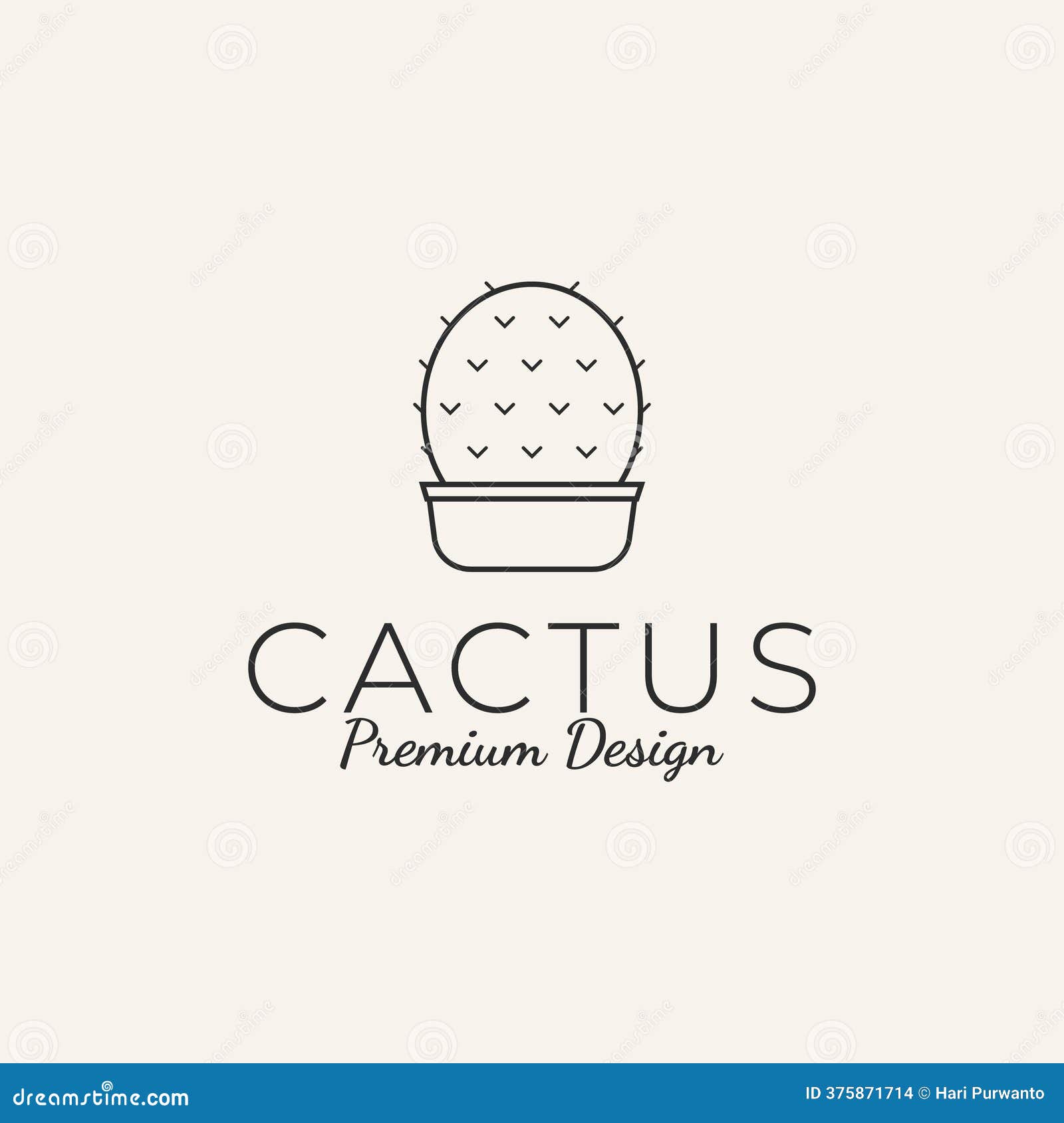 CACTUS LINE ART. Vector Cactus Opuntia. Continuous Line Drawing Vector ...