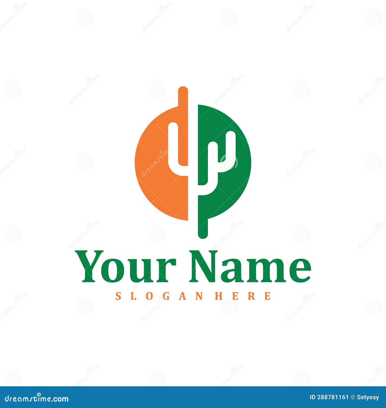 Cactus Logo Design Template. Creative Cactus Logo Vector Illustration ...