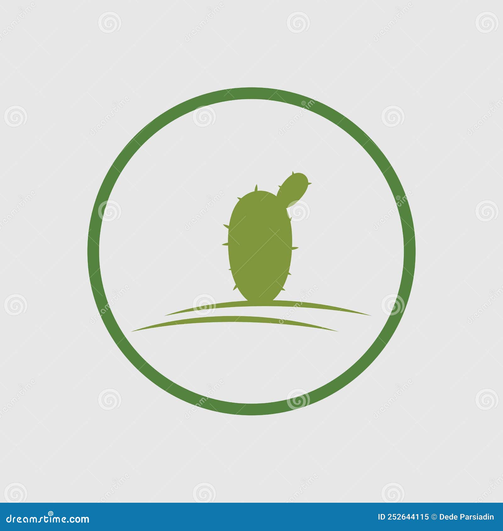 Cactus Logo Design Vector Illustrations Stock Vector - Illustration of ...