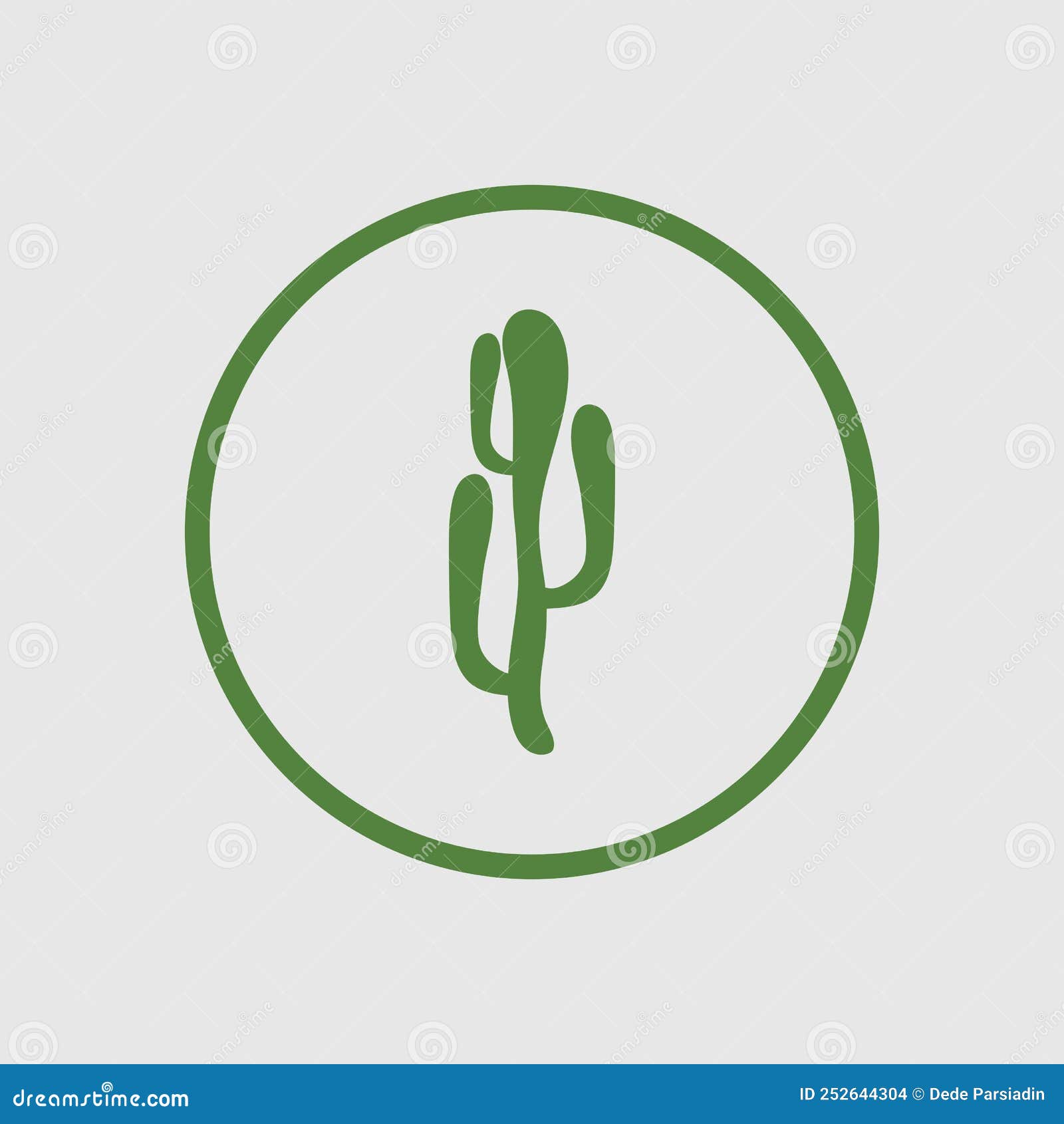 Cactus Logo Design Vector Illustrations Stock Vector - Illustration of ...