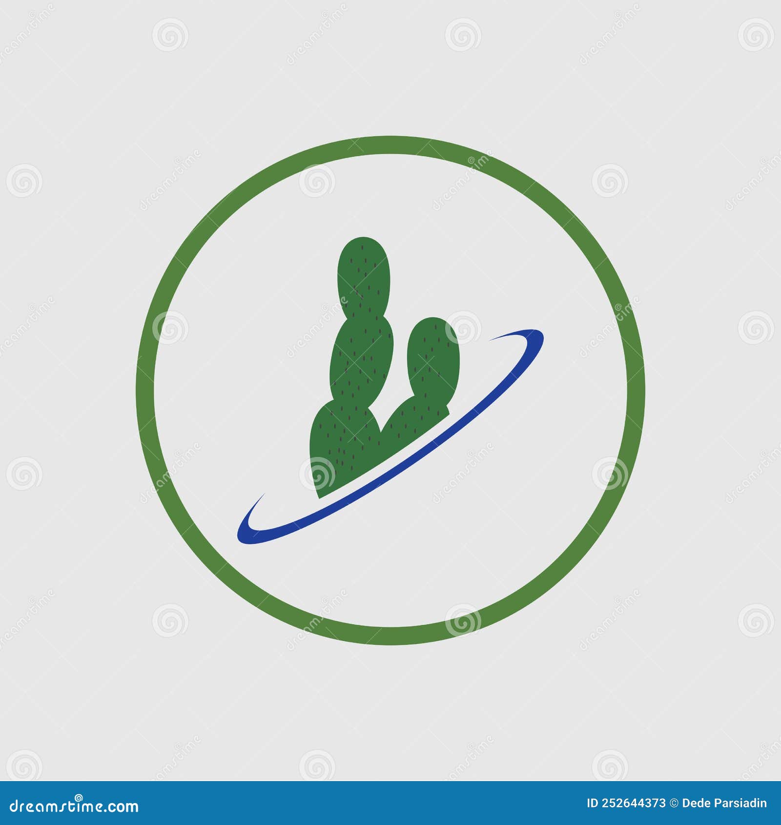 Cactus Logo Design Vector Illustrations Stock Vector - Illustration of ...