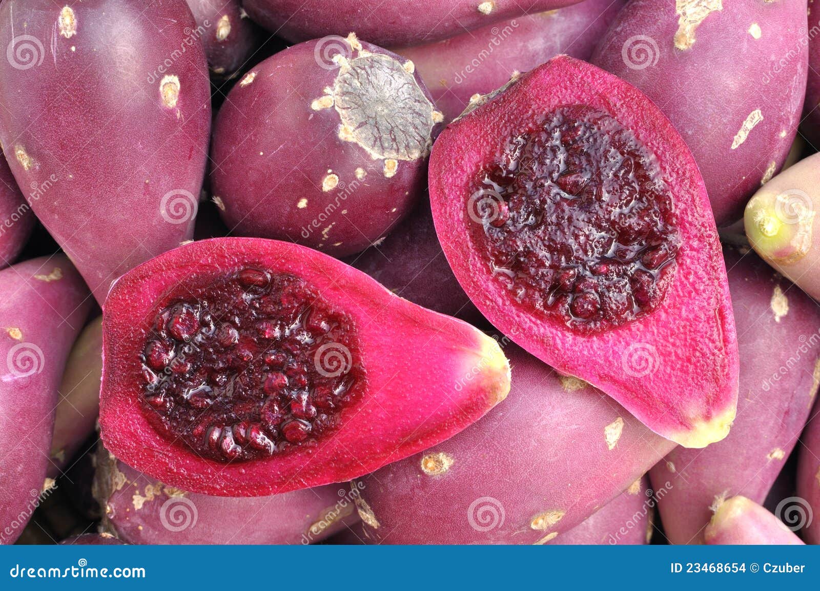 Cactus pears stock photo. Image of wholesome, food, skin - 23468654