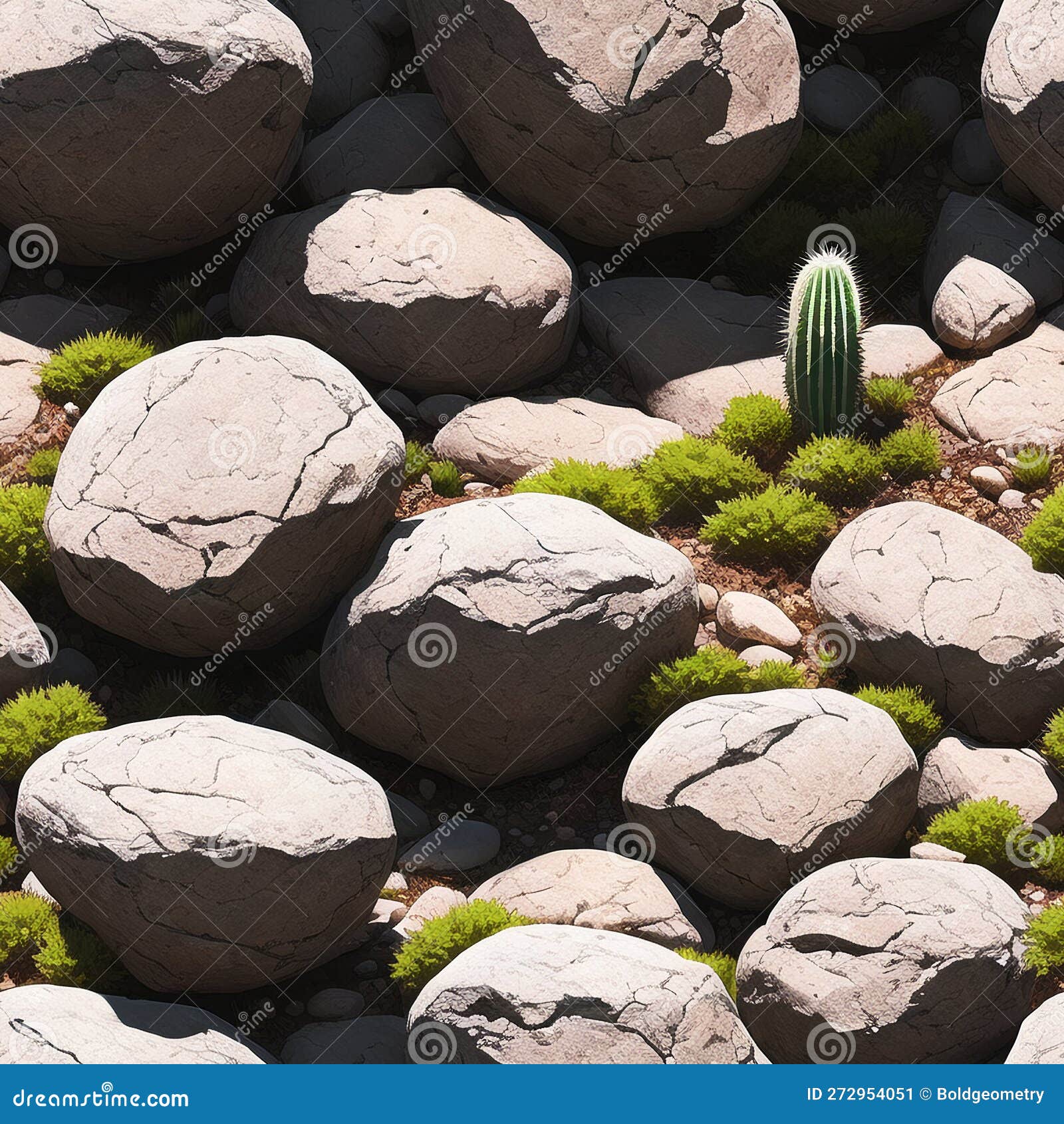 Cactuss Repeating Pattern Seamless All Over Print Surface Tile for ...