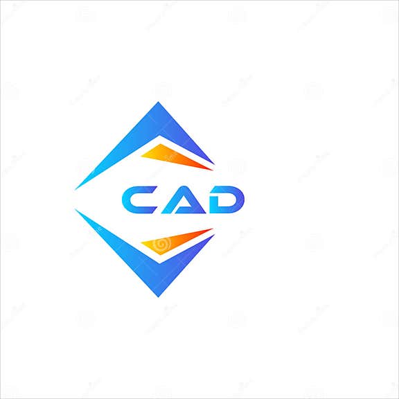 CAD Abstract Technology Logo Design on White Background. CAD Creative ...