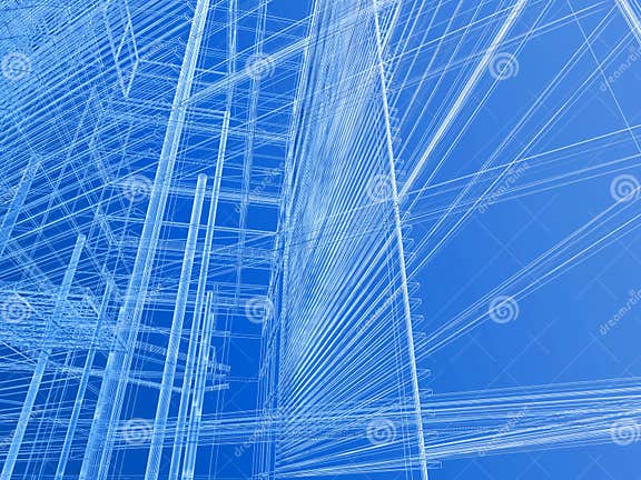 Cad background stock illustration. Illustration of monochrome - 1068163