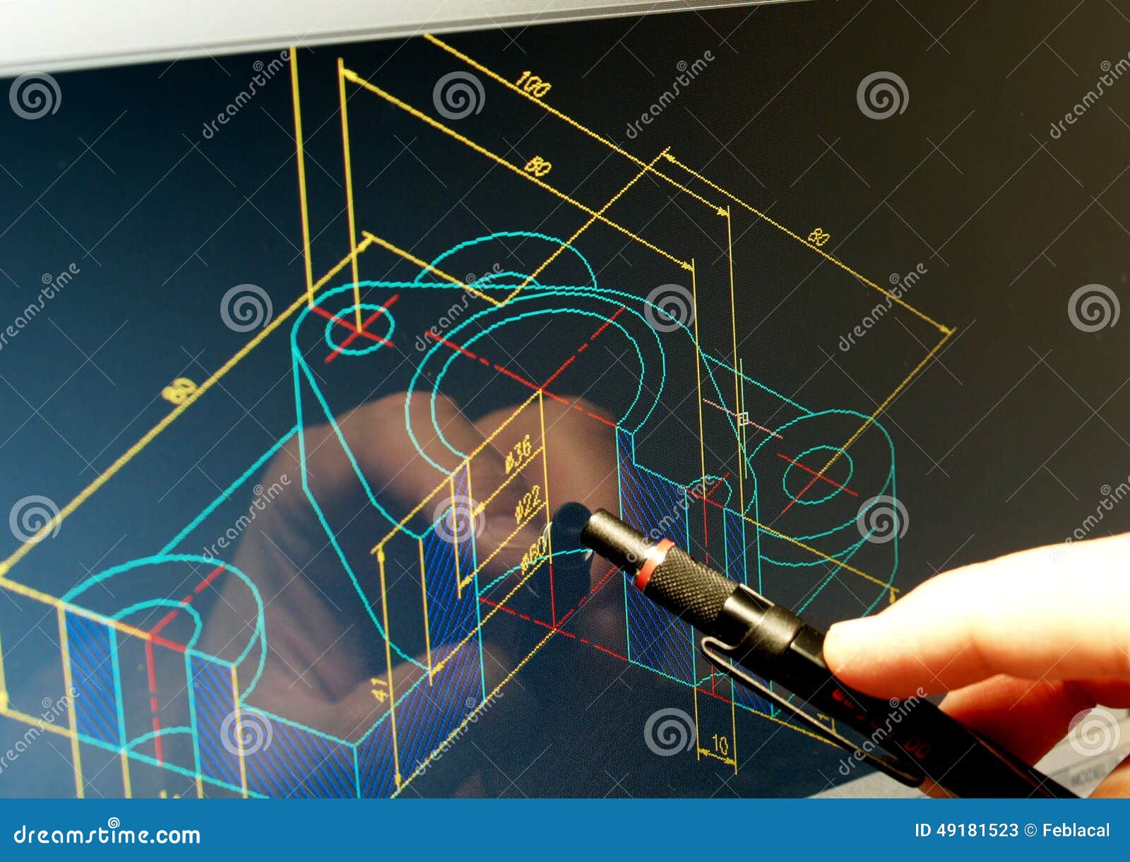 Cad blue print stock image. Image of design, print, project - 49181523