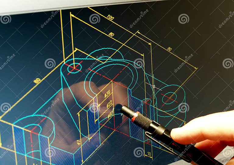 Cad blue print stock image. Image of design, print, project - 49181523