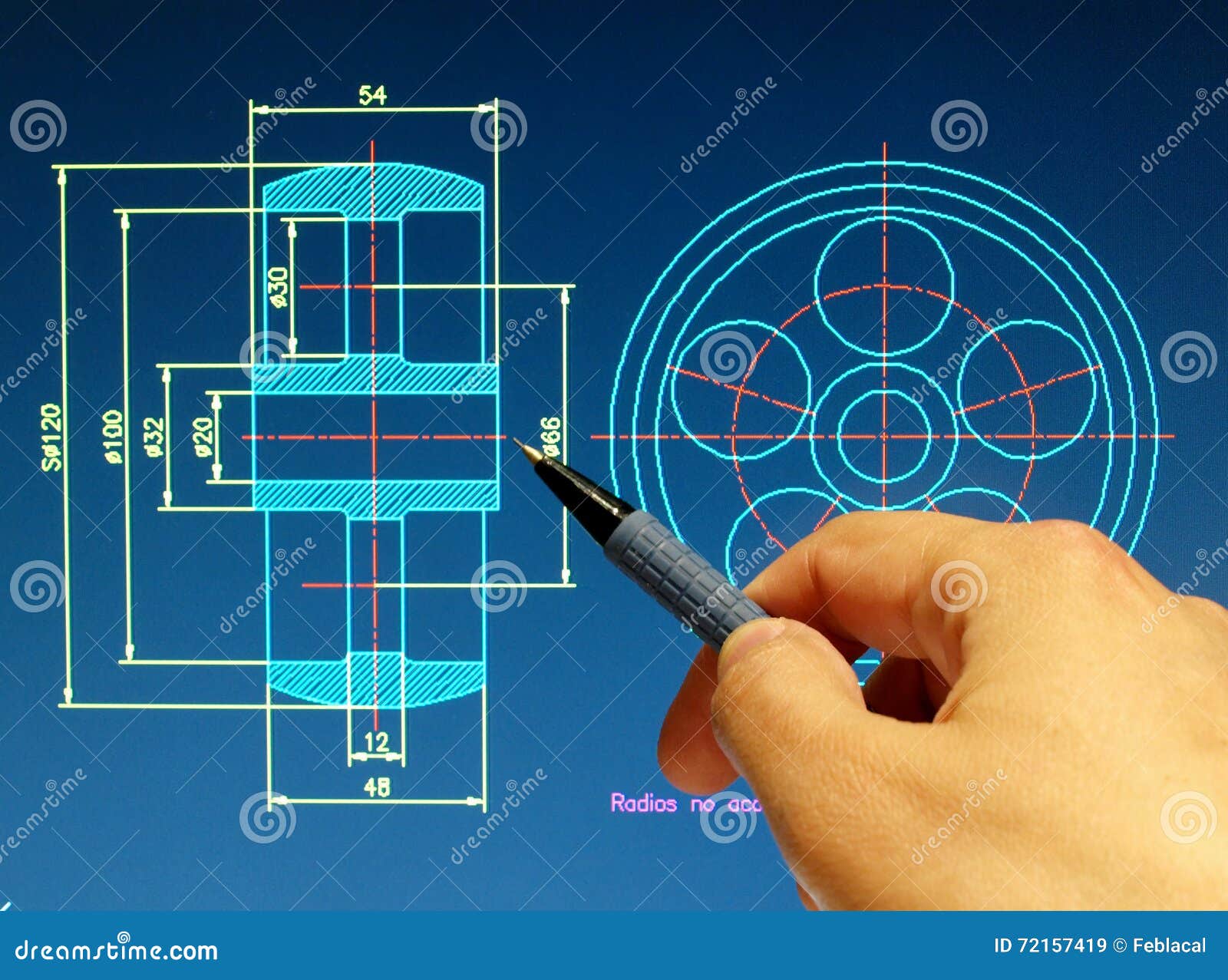 Cad blueprint stock image. Image of laptop, frame, house - 72157419