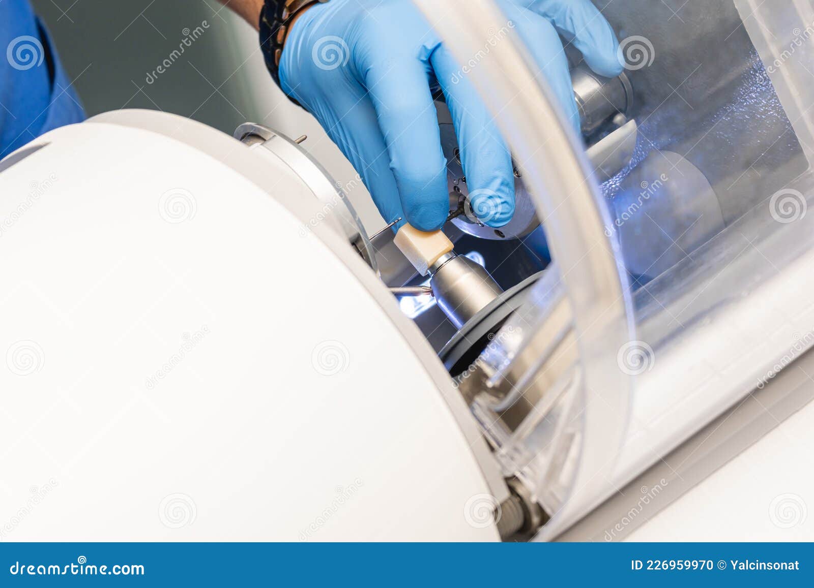 CAD CAM Dental Computer-aided Machine. Digital Modern Dental Laboratory ...