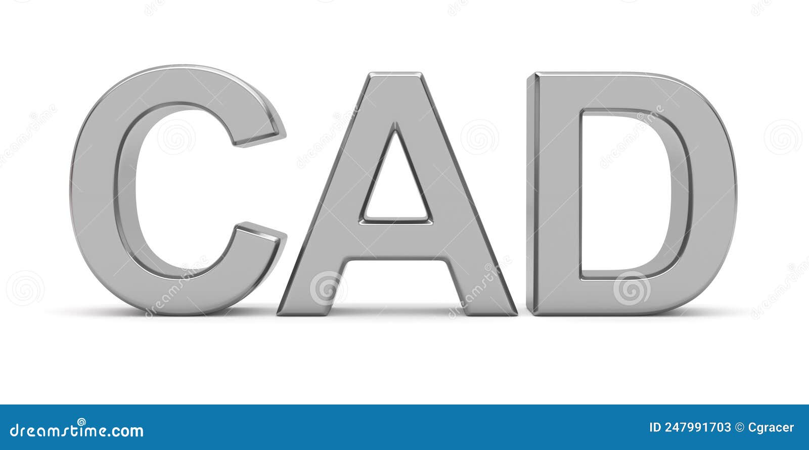 CAD Canadian Dollar Currency Code Stock Illustration - Illustration of ...