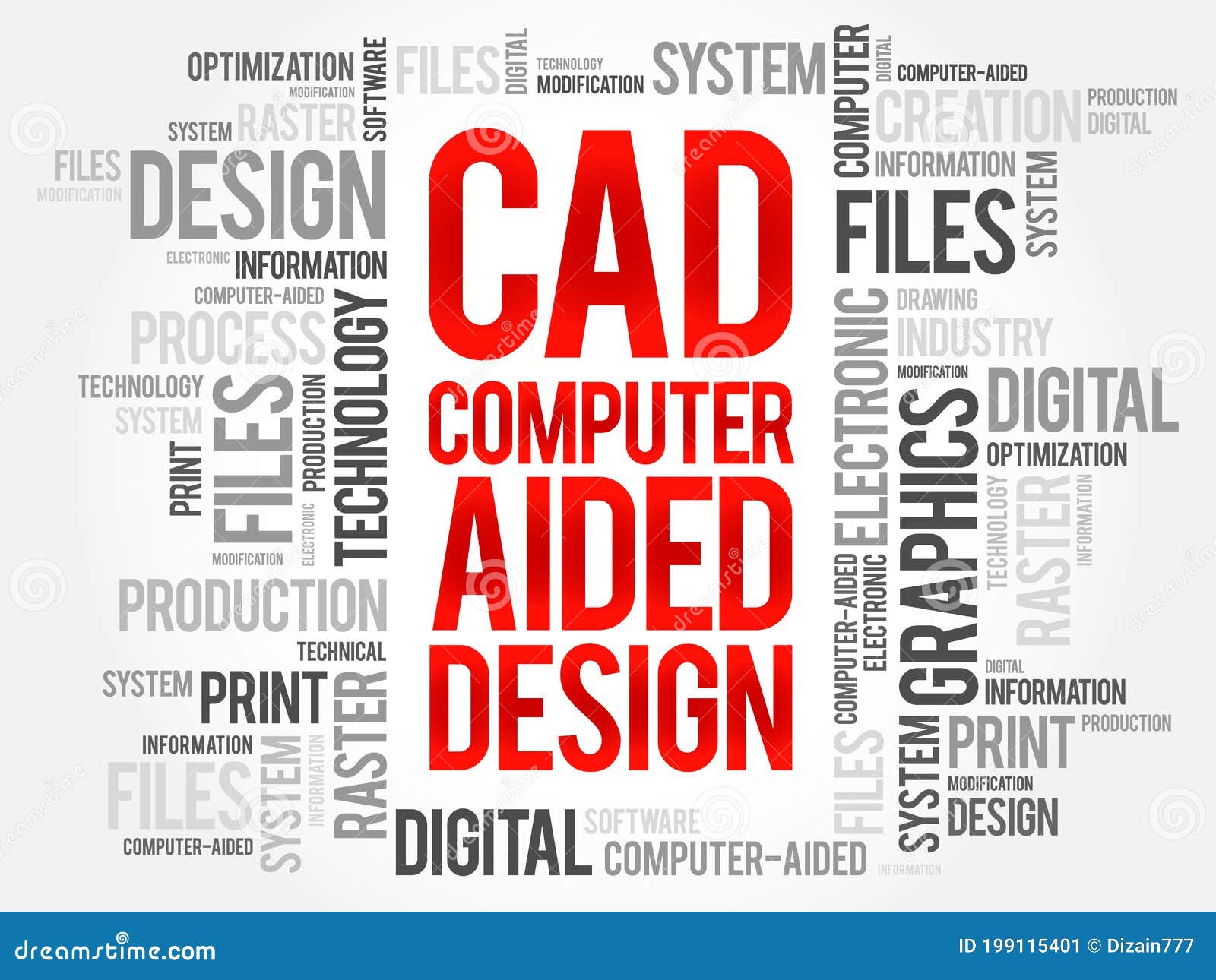 CAD - Computer Aided Design Stock Illustration - Illustration of ...