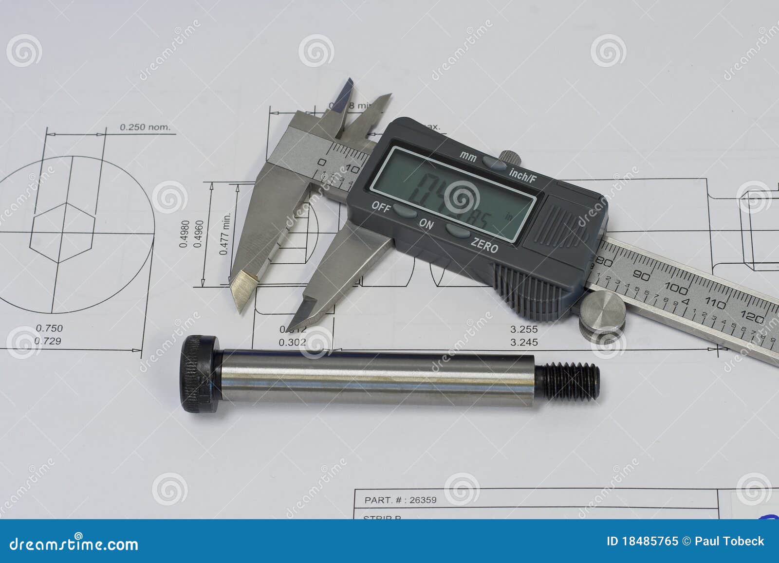CAD Quality Control 1 stock image. Image of accuracy - 18485765