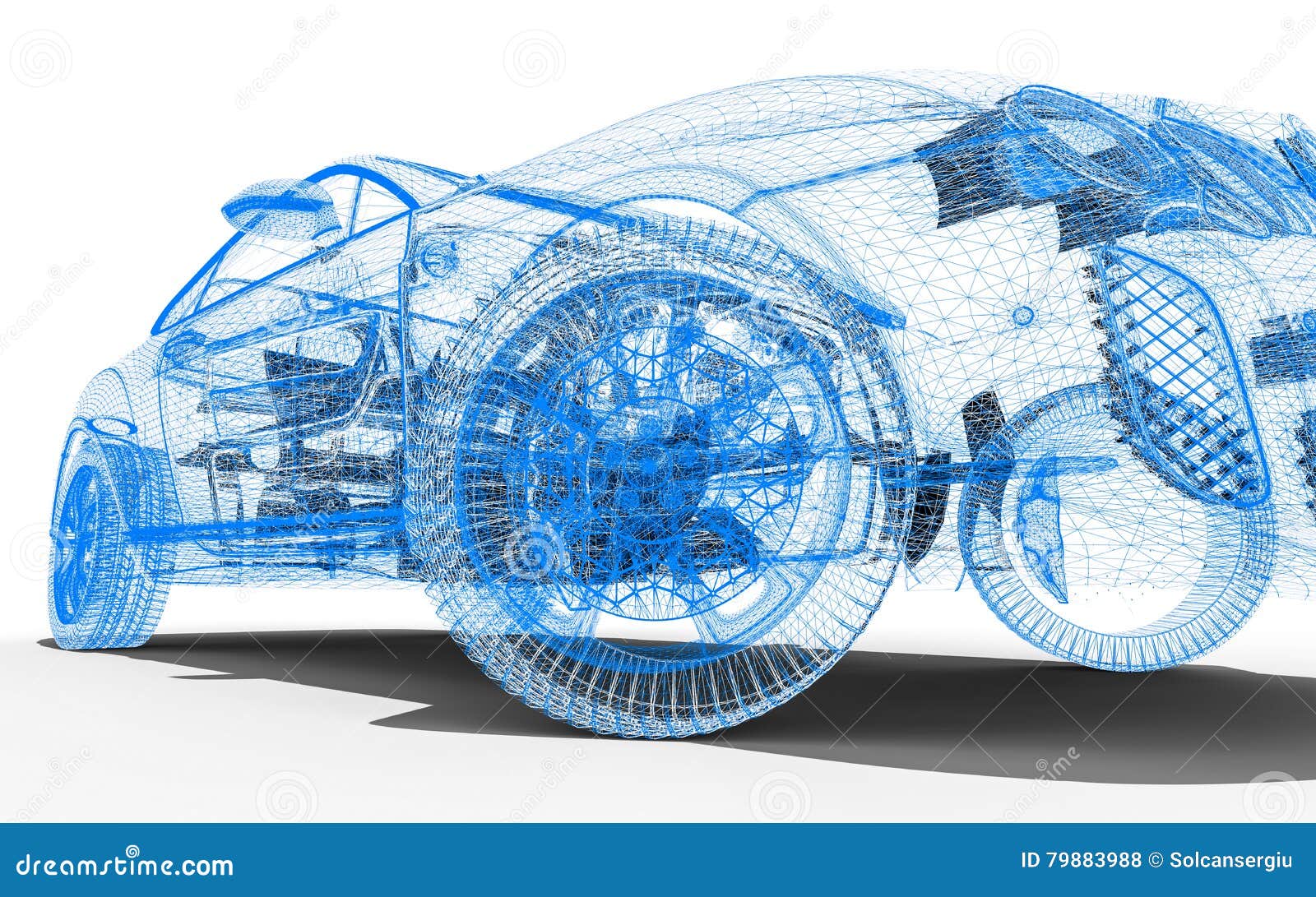 Cad wireframe stock illustration. Illustration of representing - 79883988